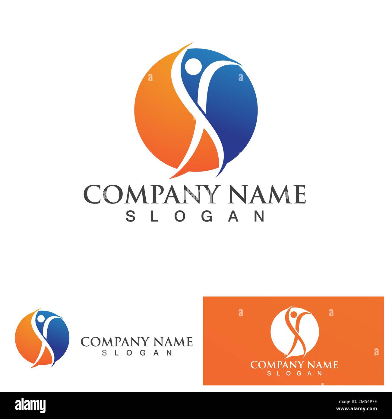Business man success logo vector Stock Vector Image & Art - Alamy