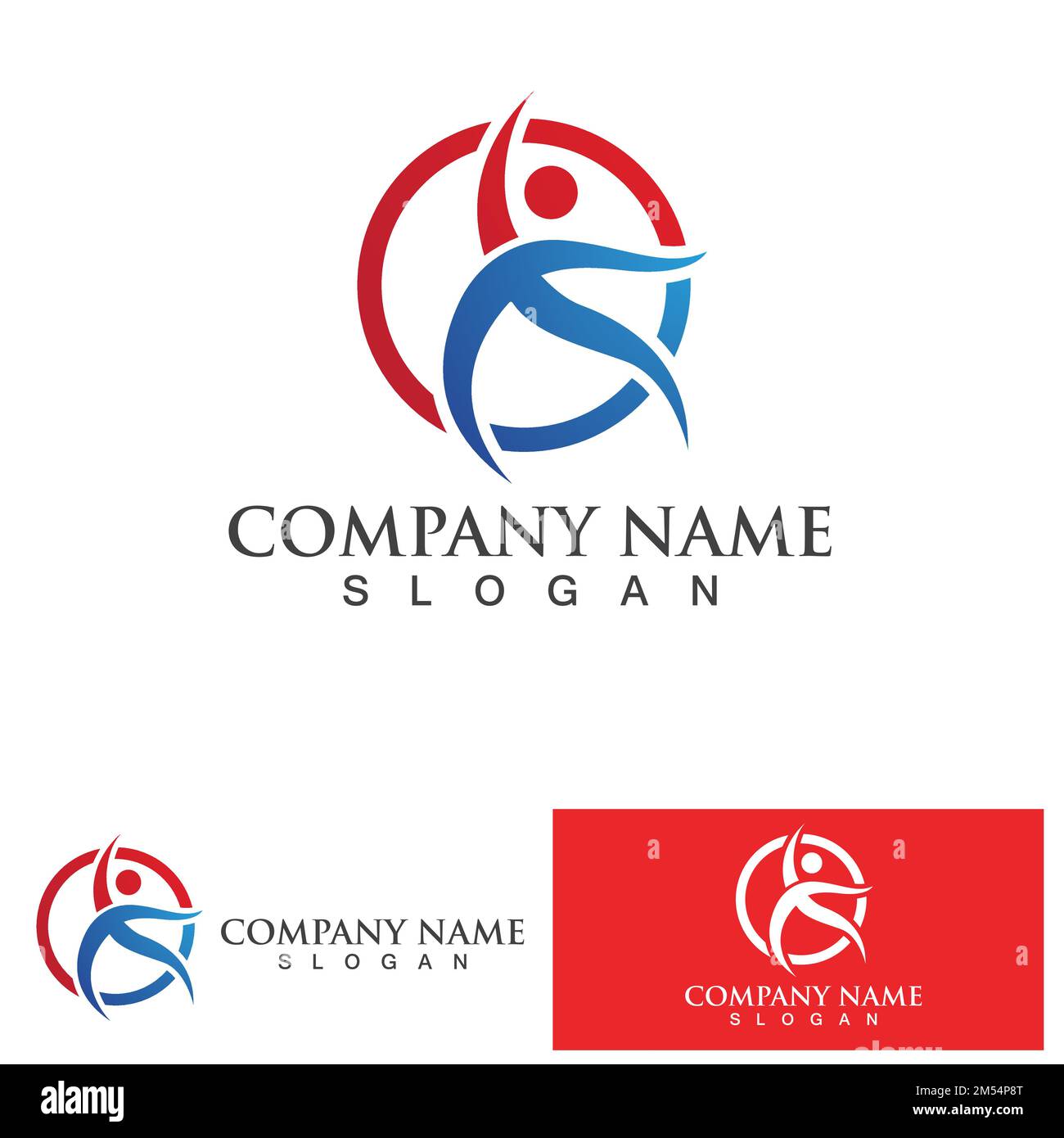 Business man success logo vector Stock Vector Image & Art - Alamy
