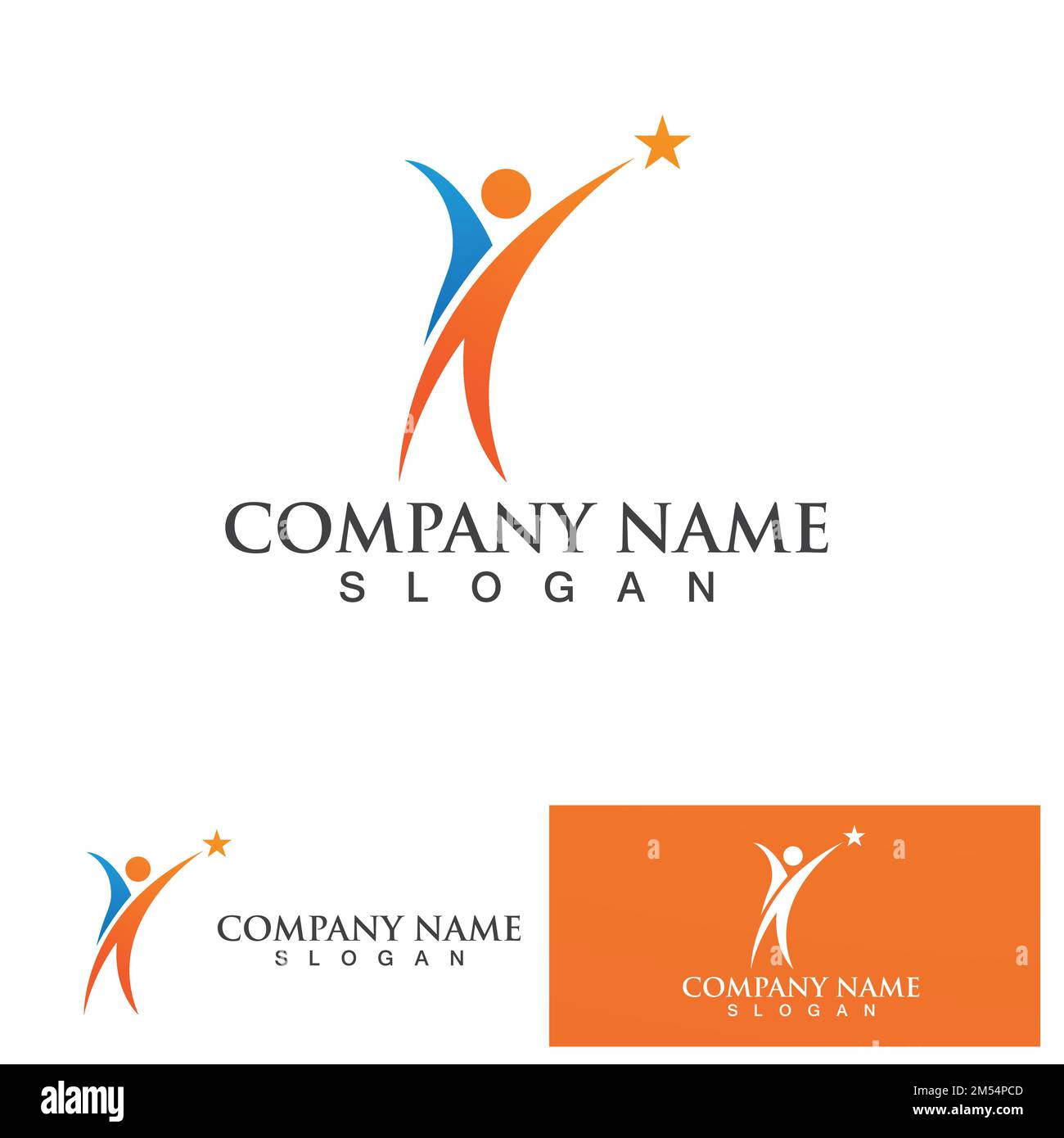 Business man success logo vector Stock Vector Image & Art - Alamy