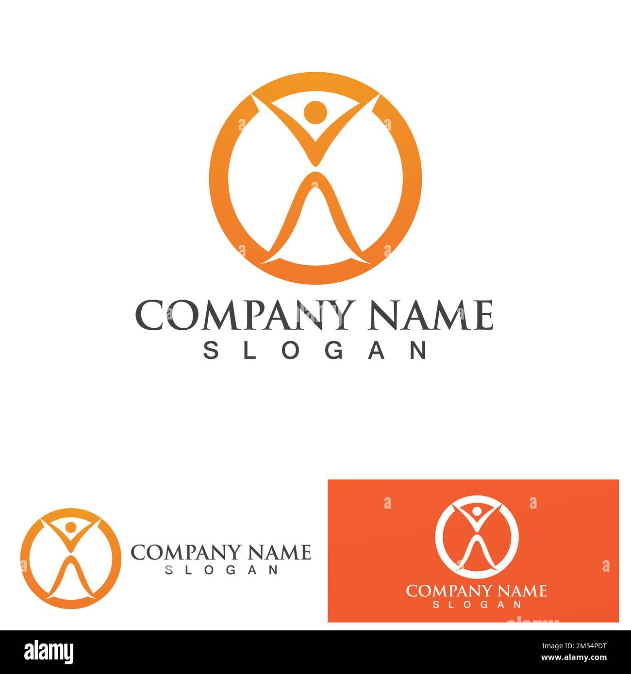 Business man success logo vector Stock Vector Image & Art - Alamy