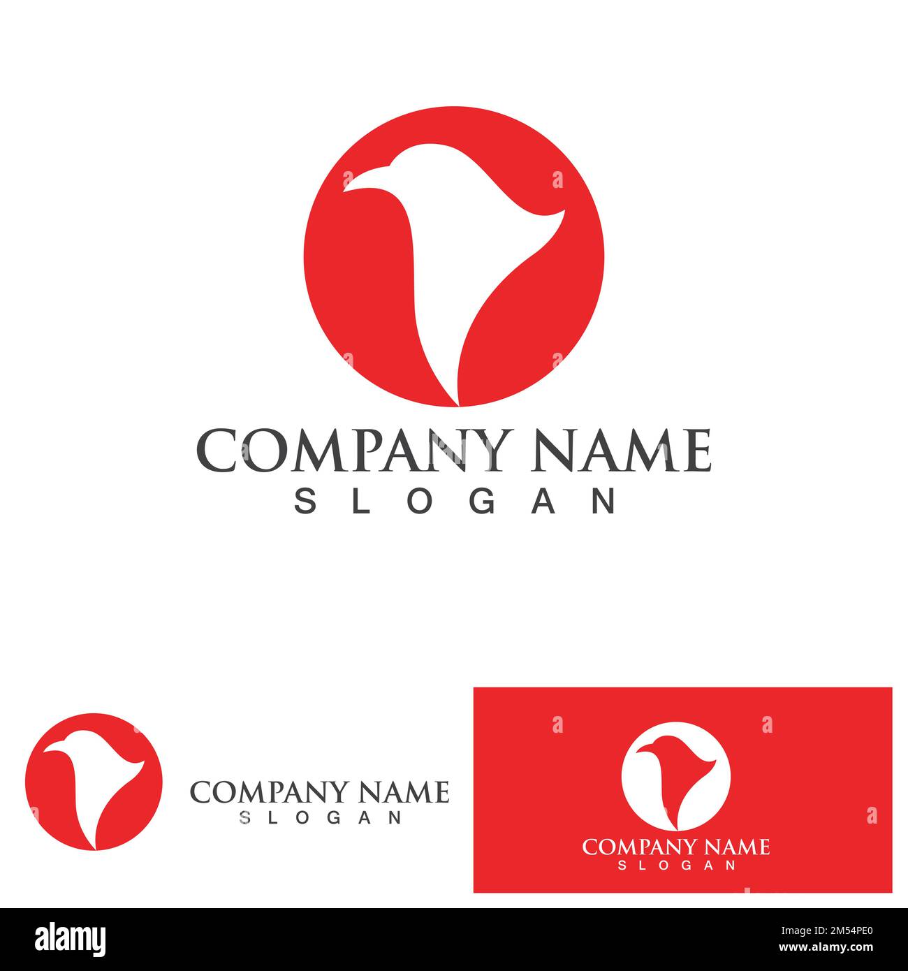 Falcon bird eagle Logo Template vector illustration design Stock Vector ...