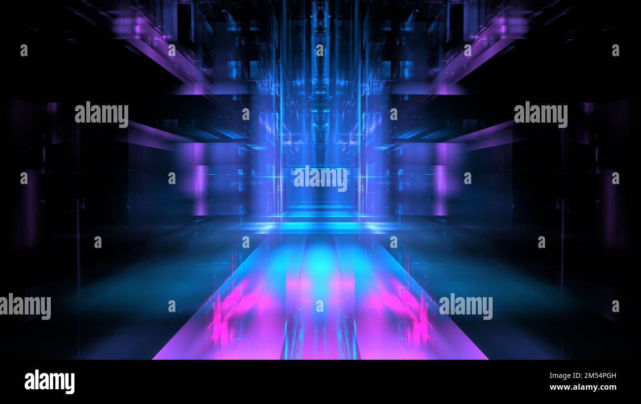 Abstract digital space, digital technologies, background for design. Transmission of information ...