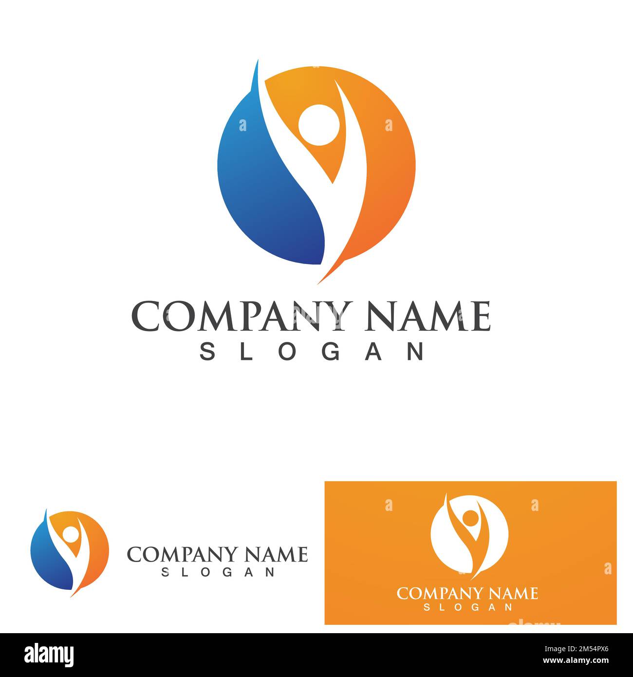 Business man success logo vector Stock Vector Image & Art - Alamy