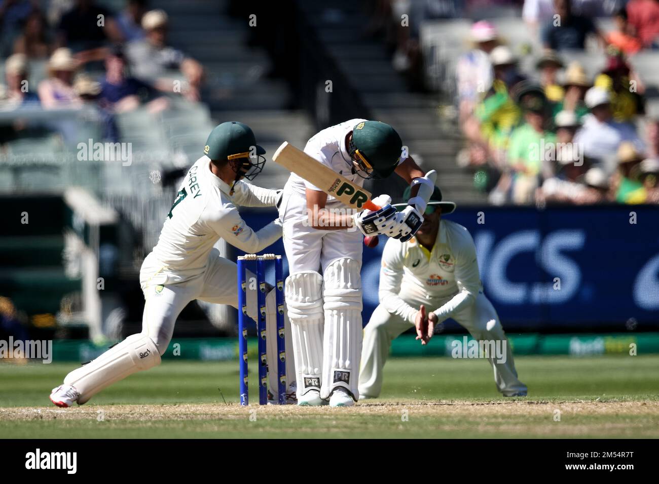 Melbourne, Australia, 26 December, 2022. Keshav Maharaj of South Africa ...