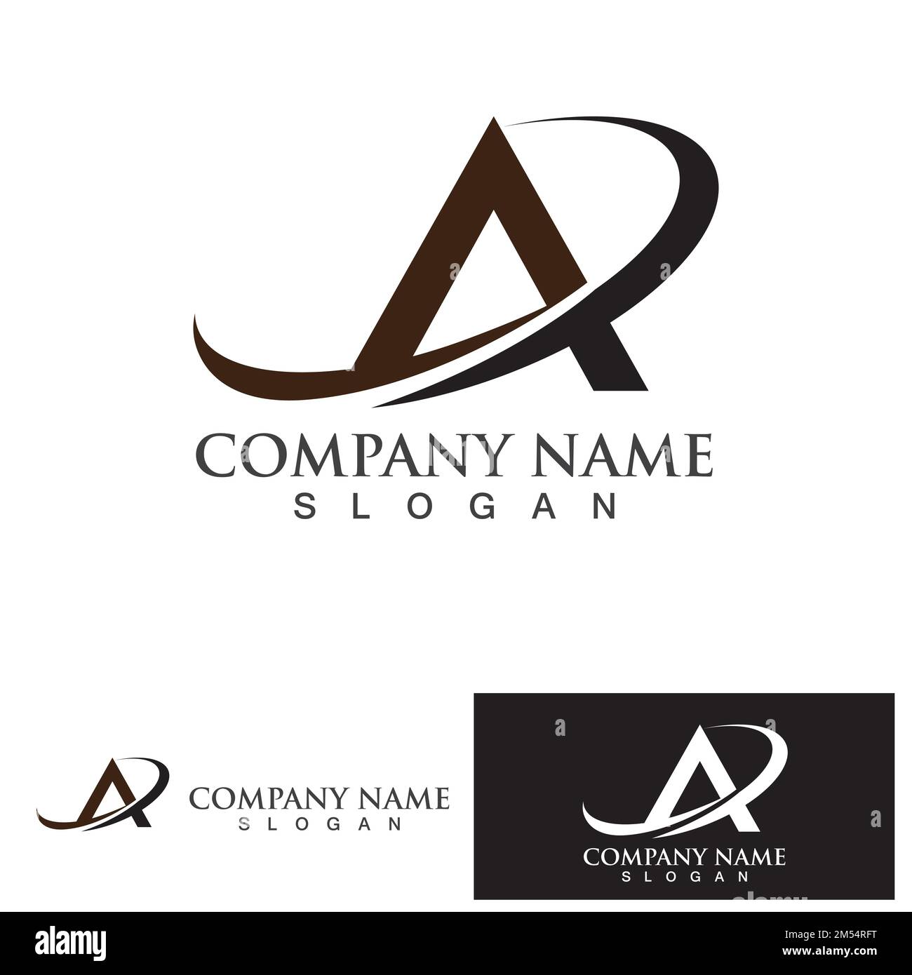 A Letter Logo Template vector icon illustration design Stock Vector ...