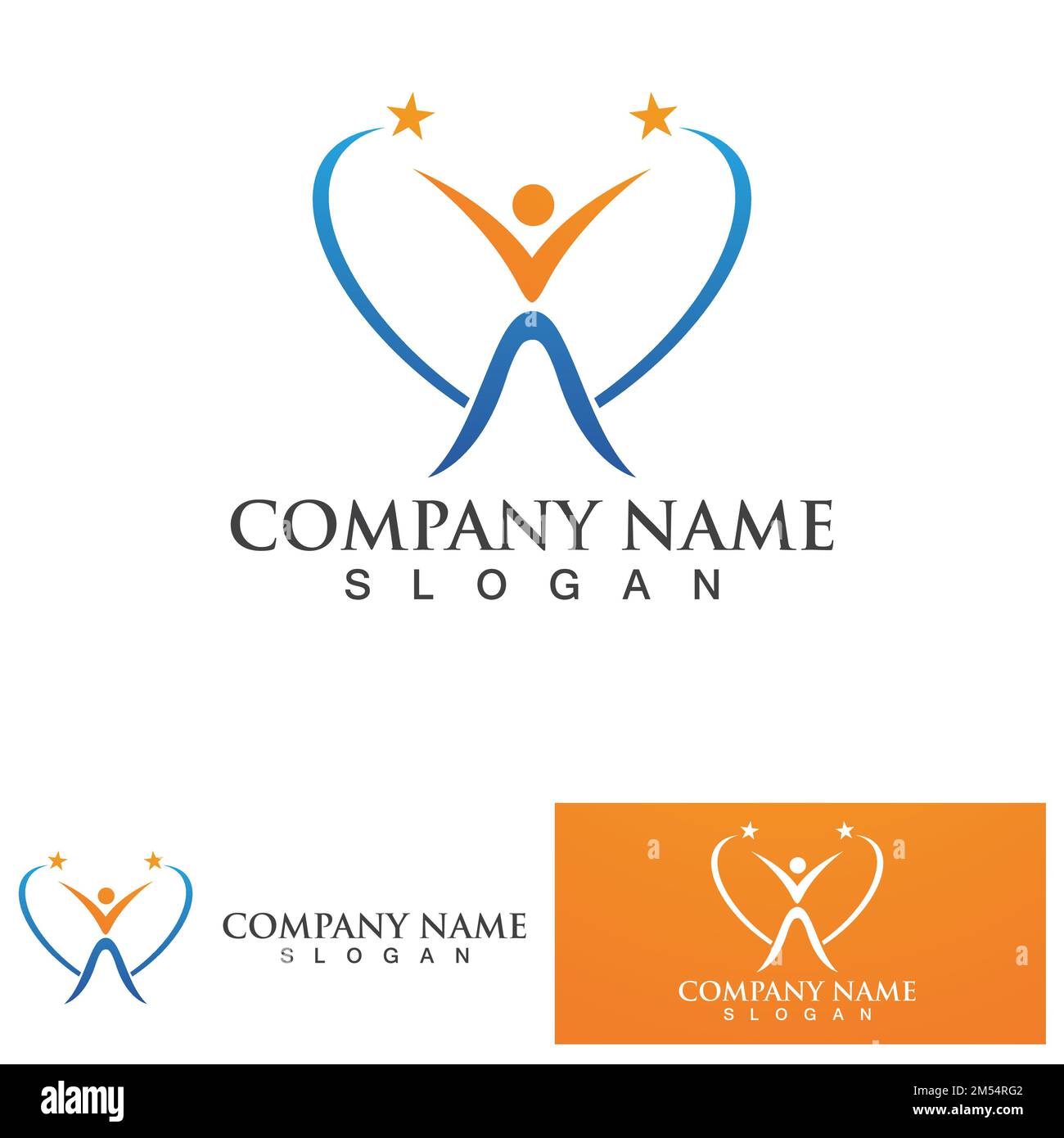 Business man success logo vector Stock Vector Image & Art - Alamy