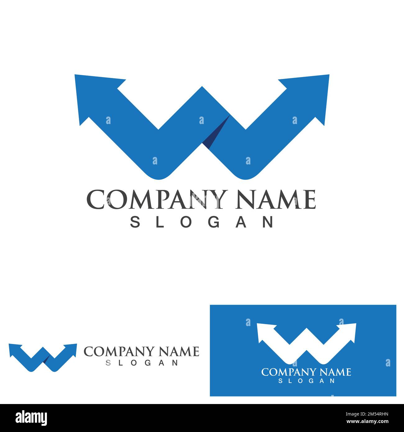 W Letter Logo Template vector illustration design Stock Vector Image ...