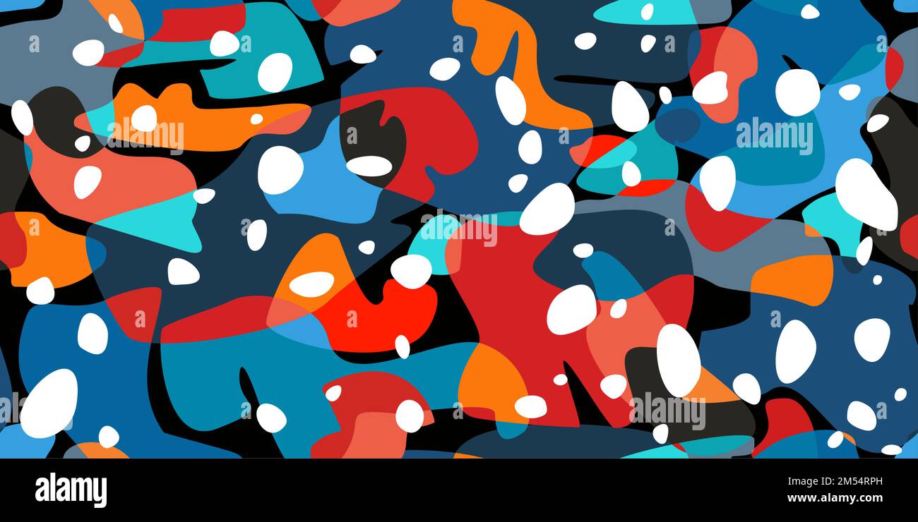 Abstract Seamless Simple Geometric Colorful Vector Illustration ...