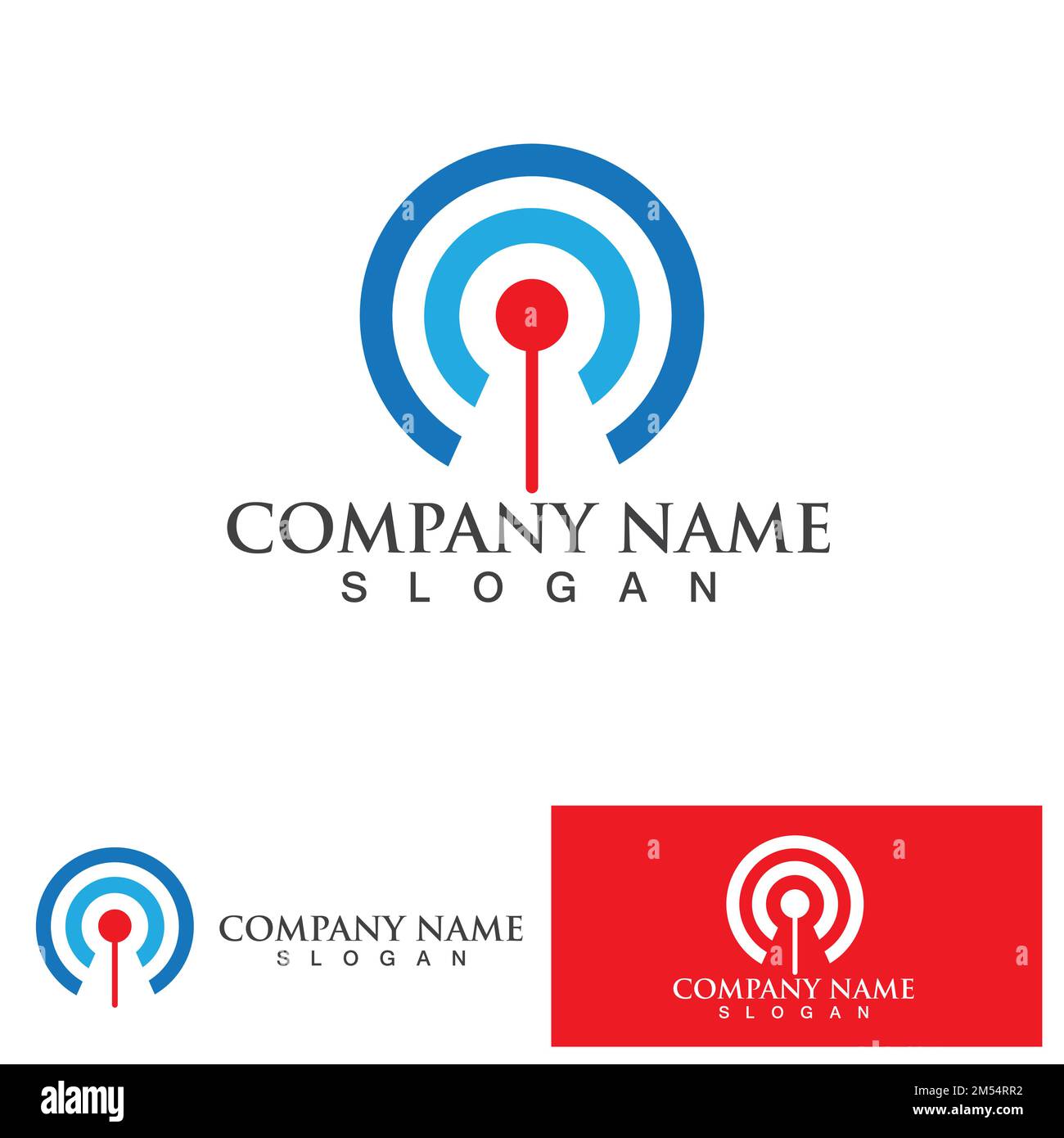 Signal logo and symbol vector icon template app Stock Vector Image ...