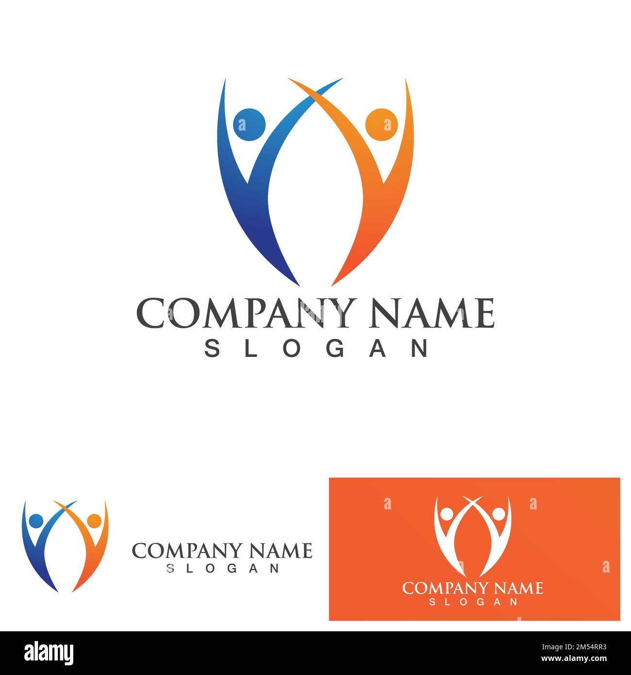 Business man success logo vector Stock Vector Image & Art - Alamy