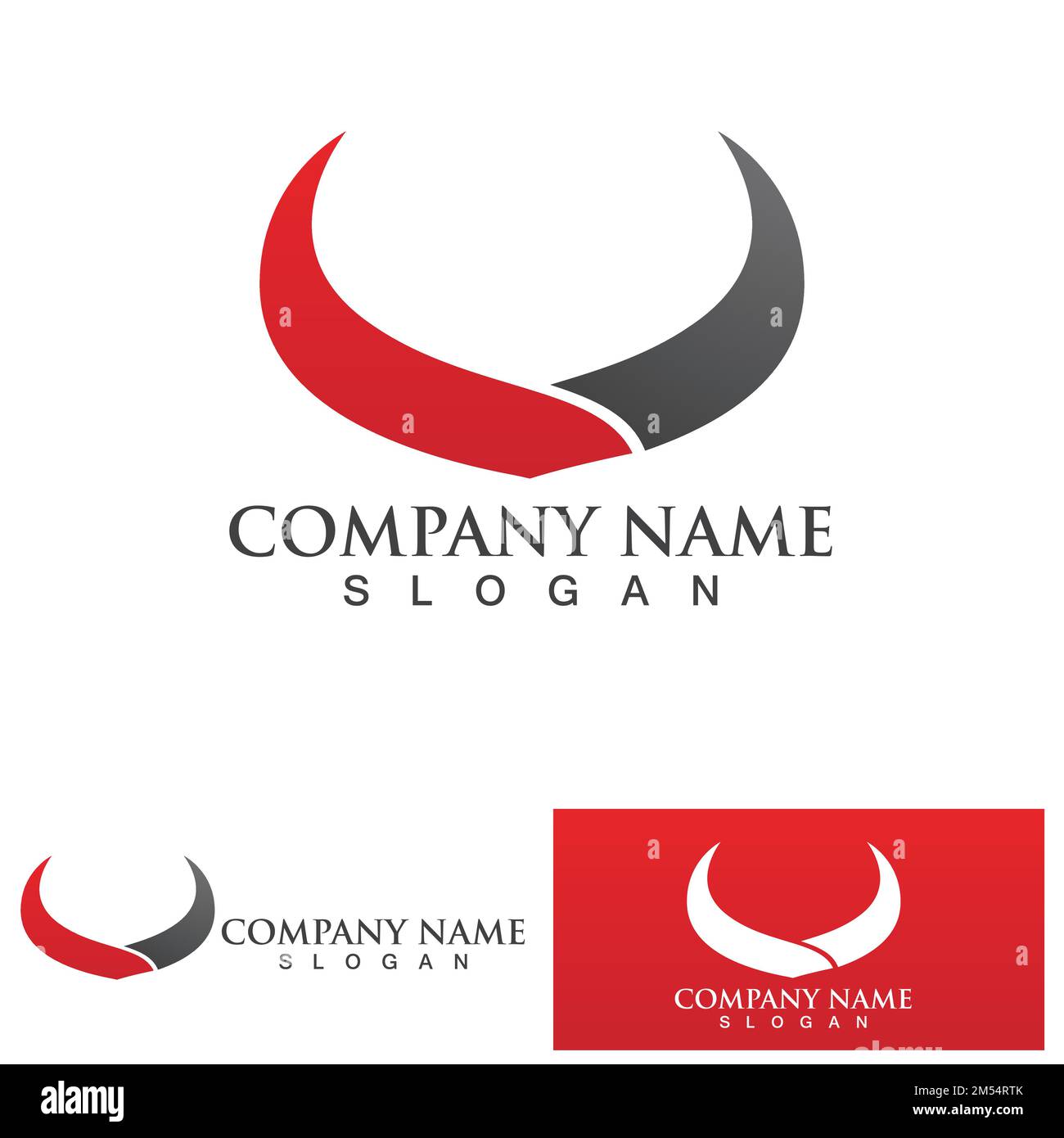 Cow Logo Template vector icon illustration design Stock Vector Image ...