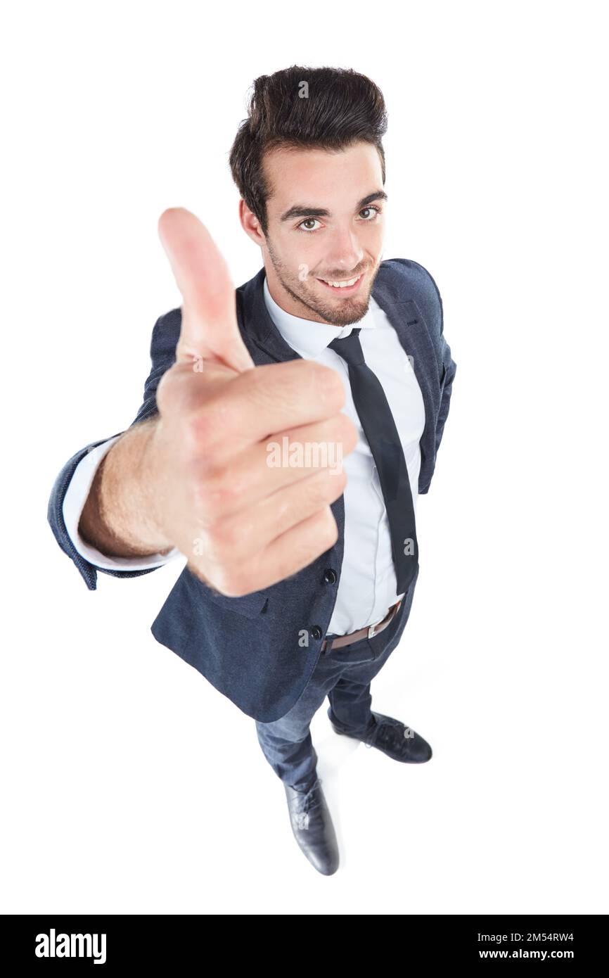 Impressed businessman Cut Out Stock Images & Pictures - Alamy