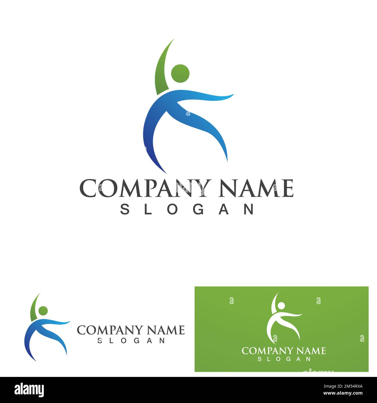 Business man success logo vector Stock Vector Image & Art - Alamy