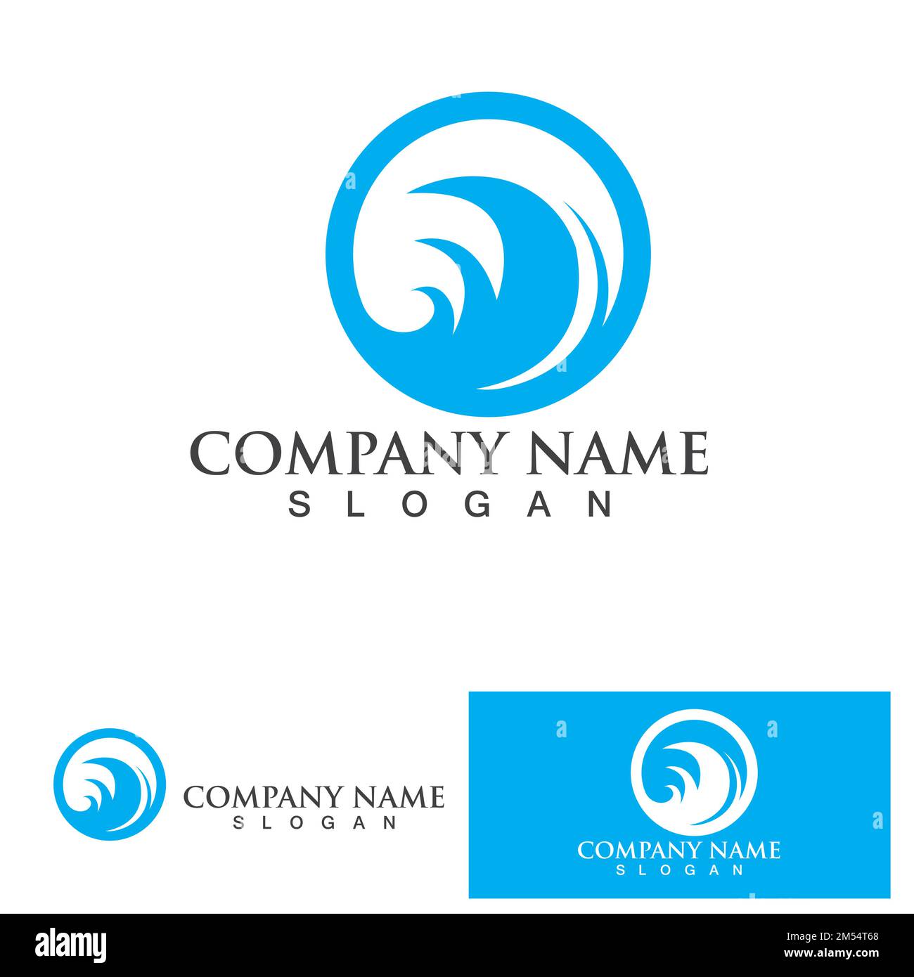 sea ocean wave line logo simple monoline style vector icon symbol ...