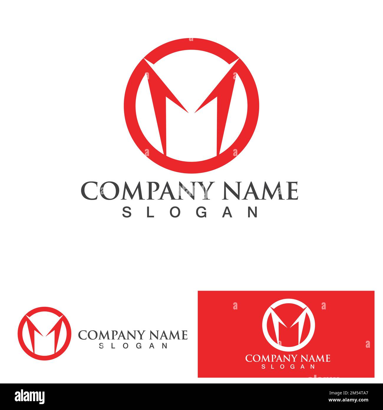 M Letter Logo Template vector illustration design Stock Vector Image ...