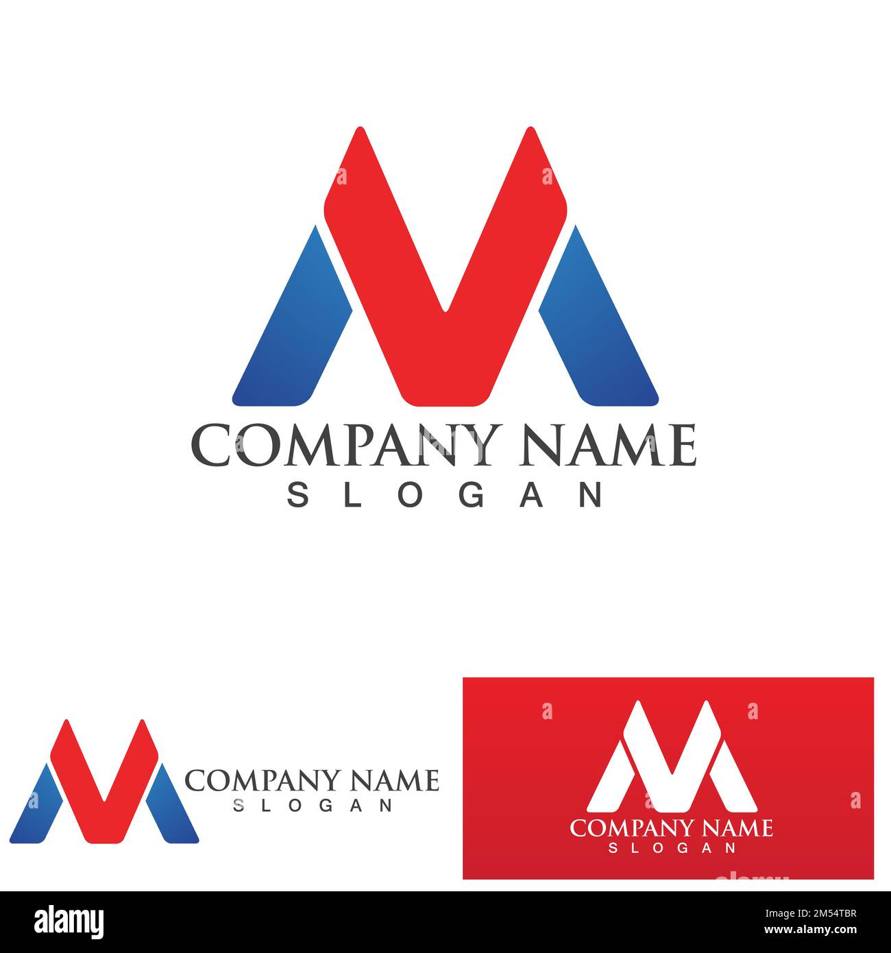 M Letter Logo Template vector illustration design Stock Vector Image ...