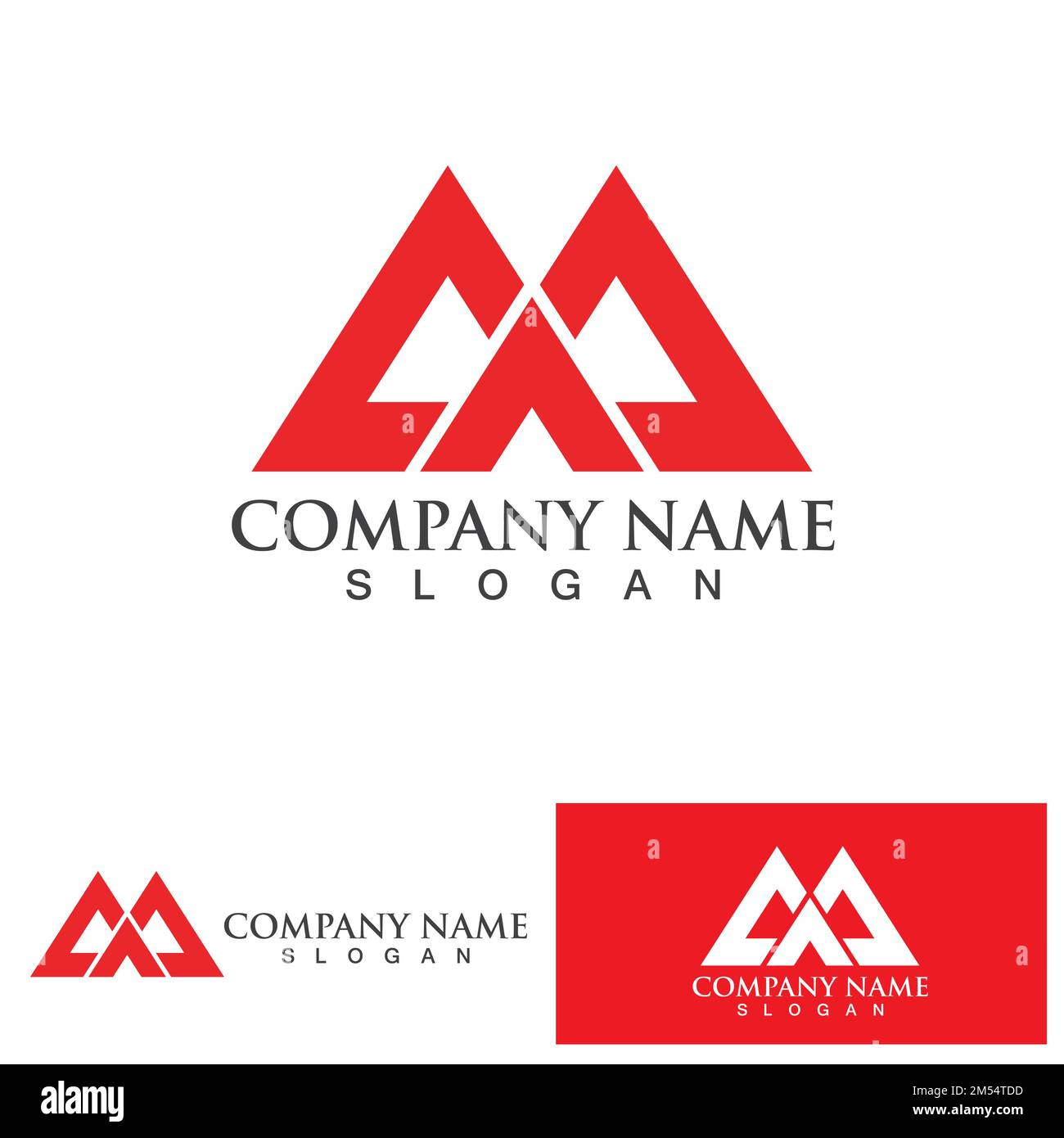 M Letter Logo Template vector illustration design Stock Vector Image ...