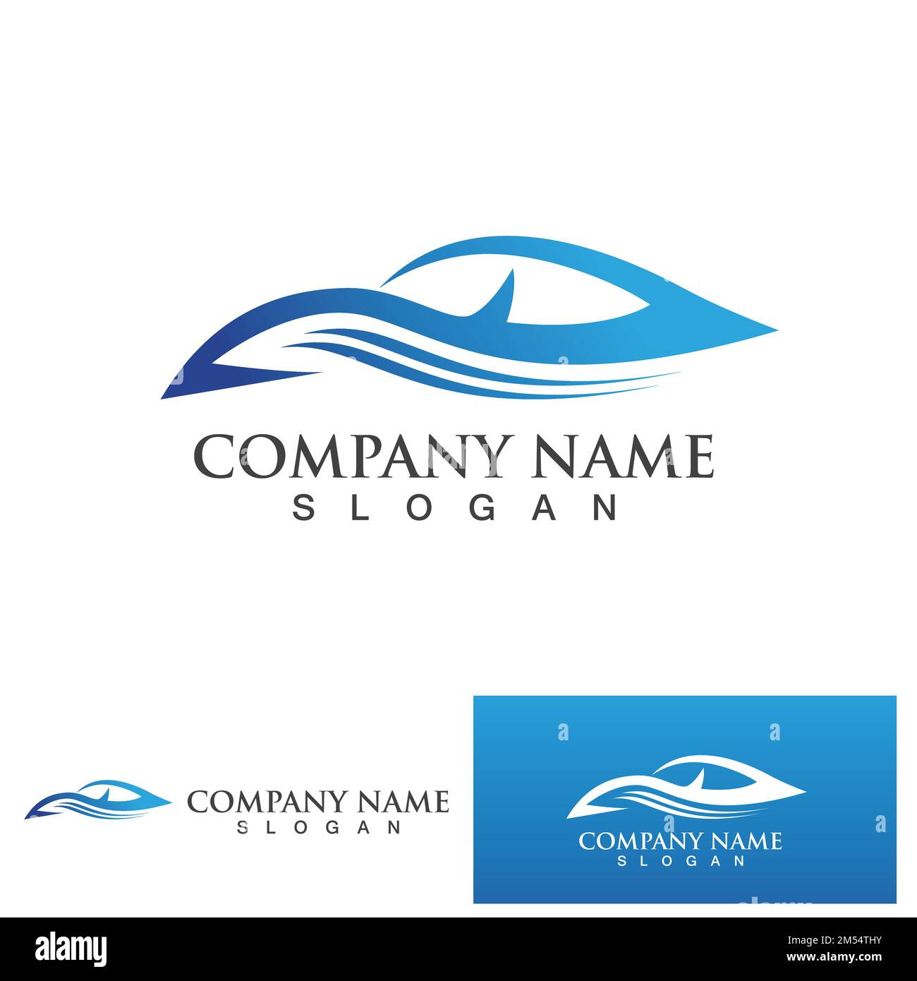 Auto car logo design with concept sports car vehicle icon silhouette ...