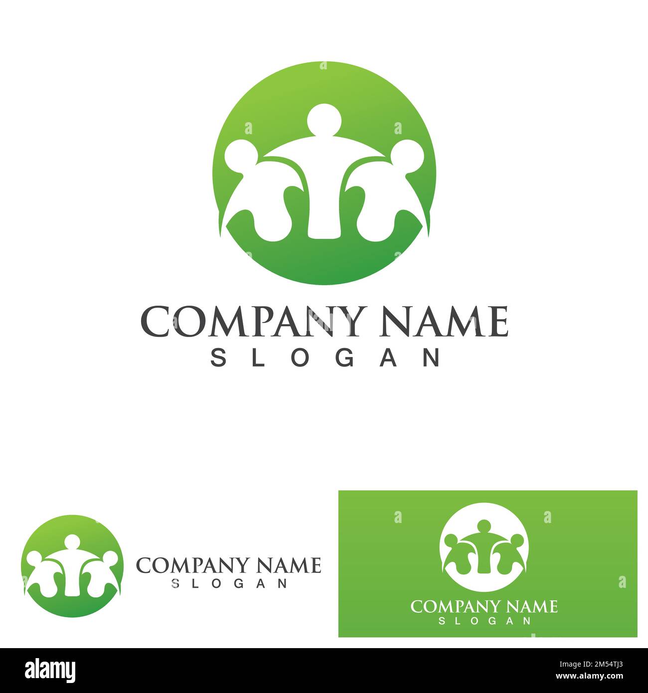 Team work group people logo and symbol vector Stock Vector Image & Art ...