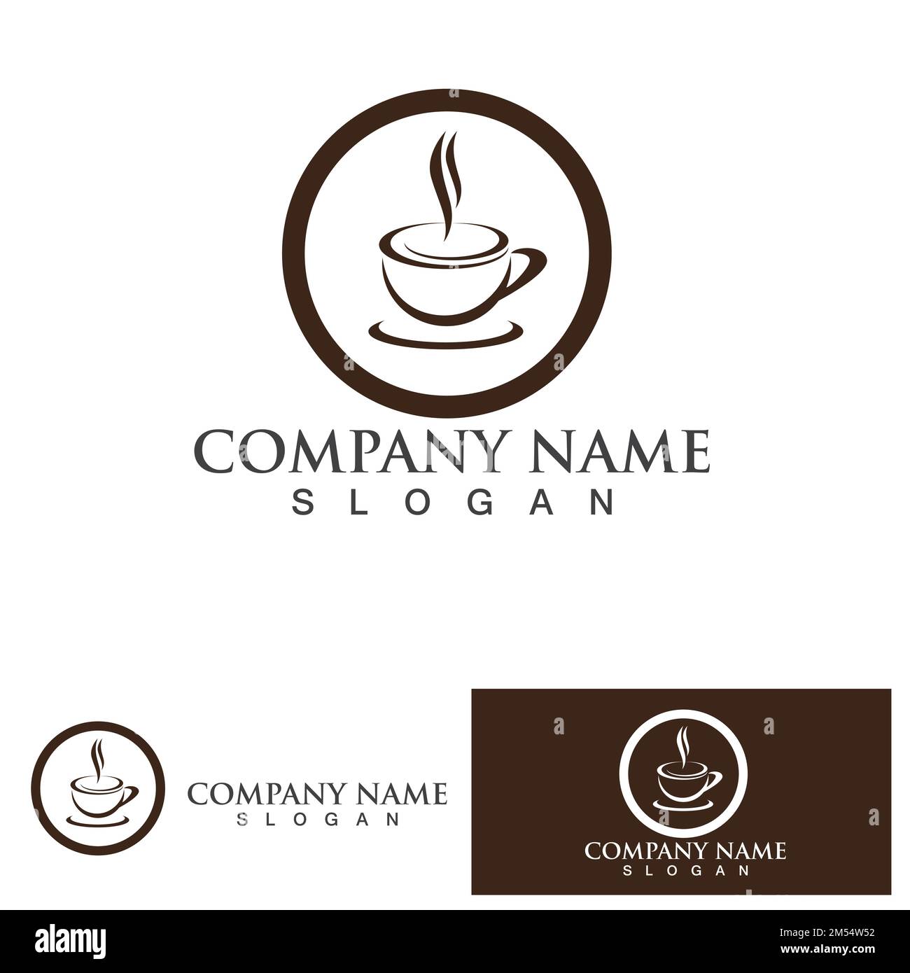 Coffee cup Logo Template vector icon design Stock Vector Image & Art ...