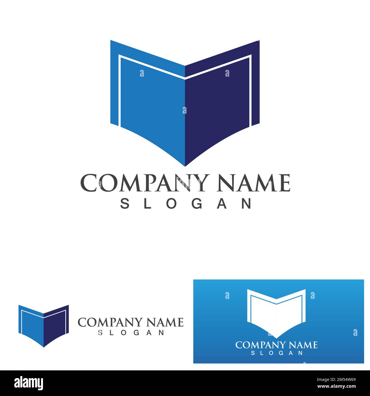 Book logo and symbol design Stock Vector Image & Art - Alamy