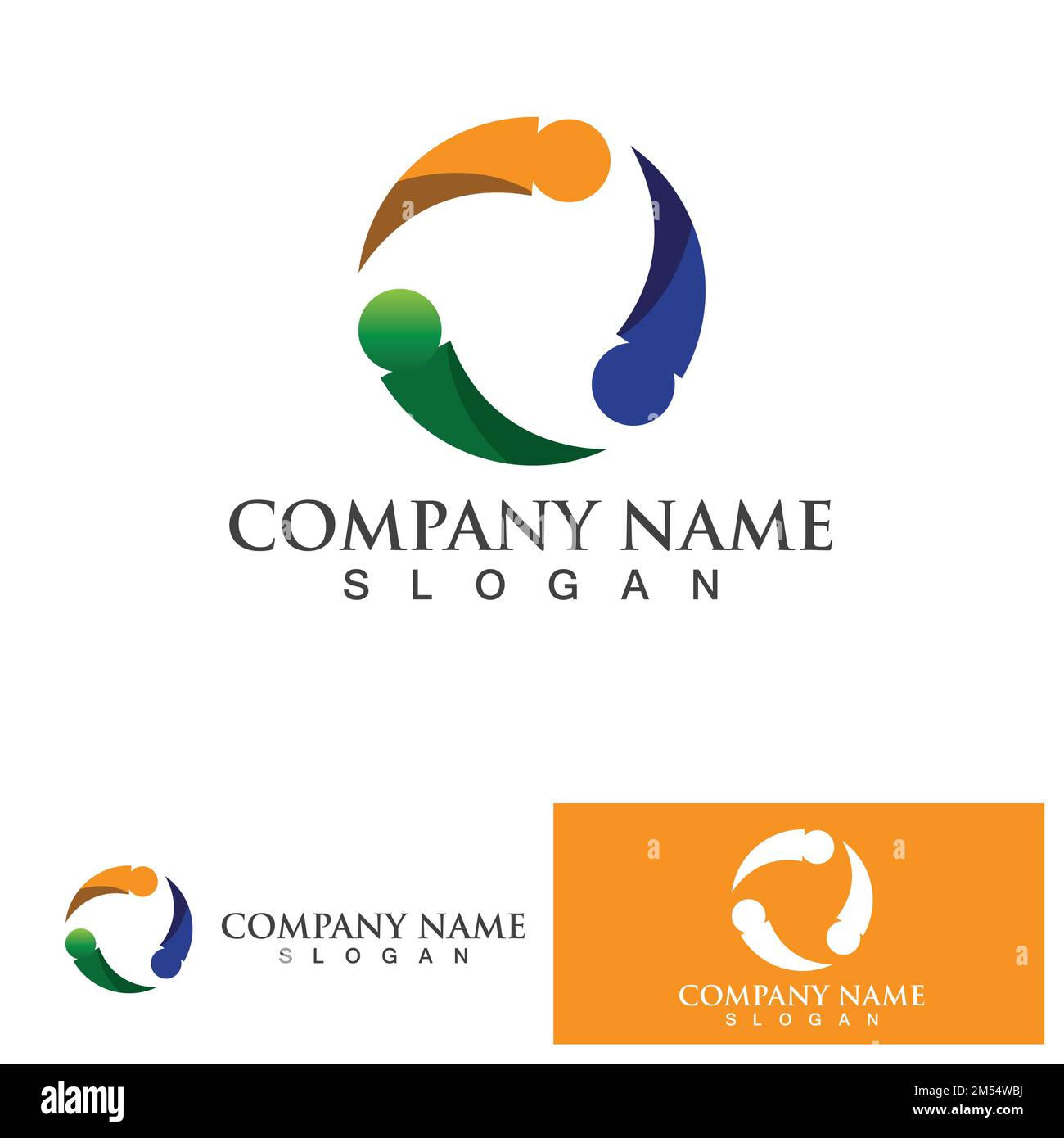 Community Logo Design Template for Teams or Groups.network and social ...