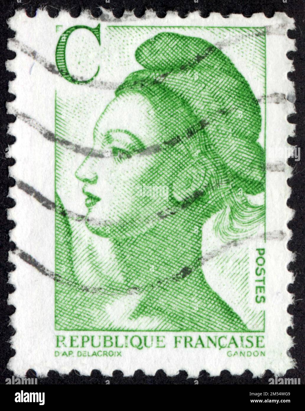 Timbre oblitere hi-res stock photography and images - Alamy