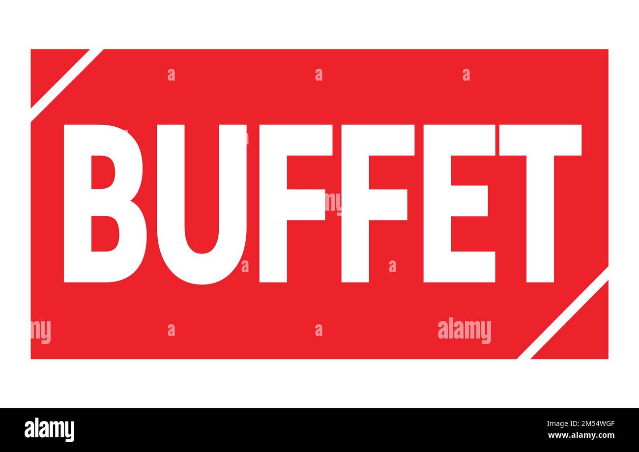 Buffet stamp Cut Out Stock Images & Pictures - Alamy