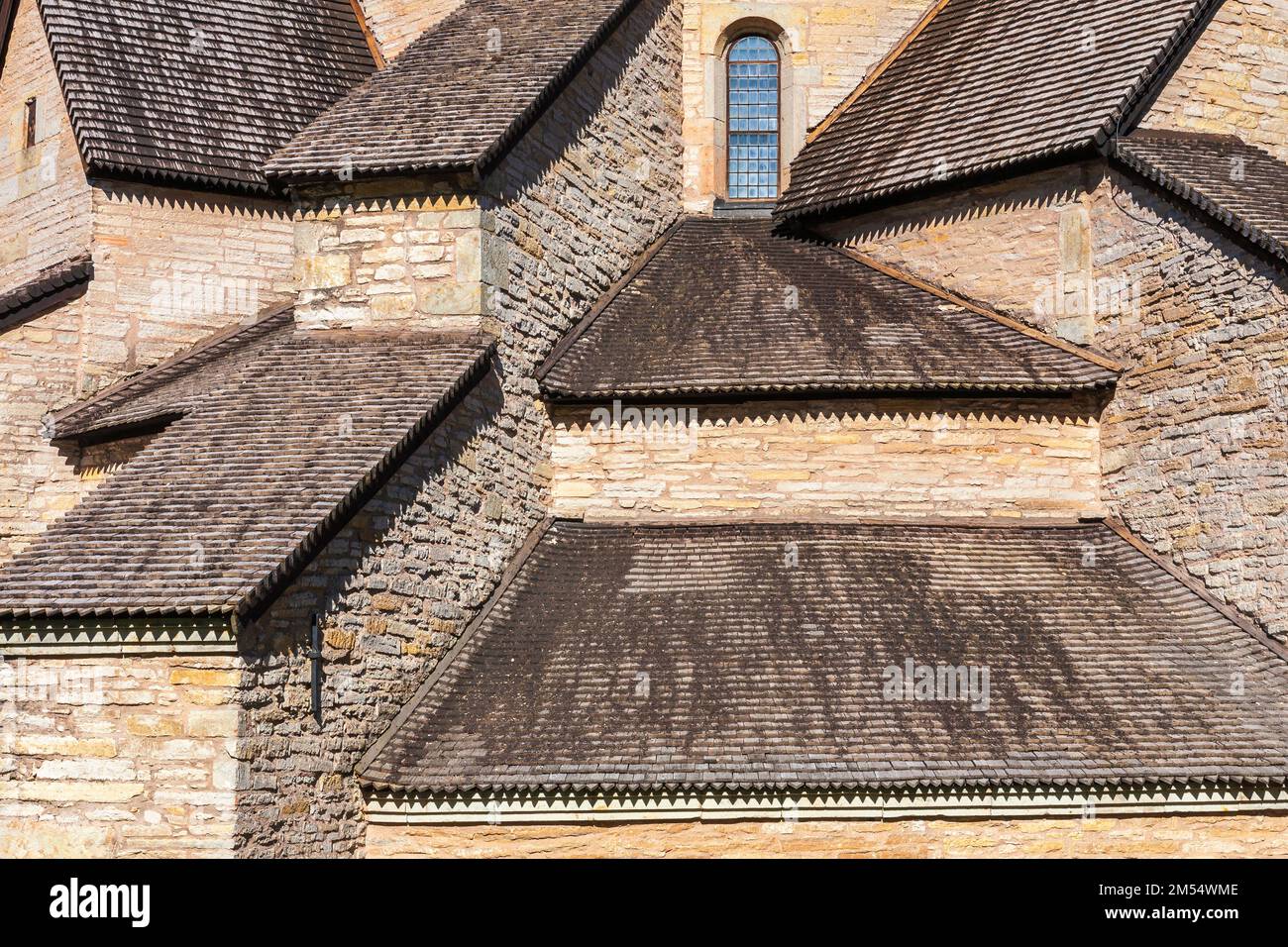 Wooden shingles on church hi-res stock photography and images - Alamy