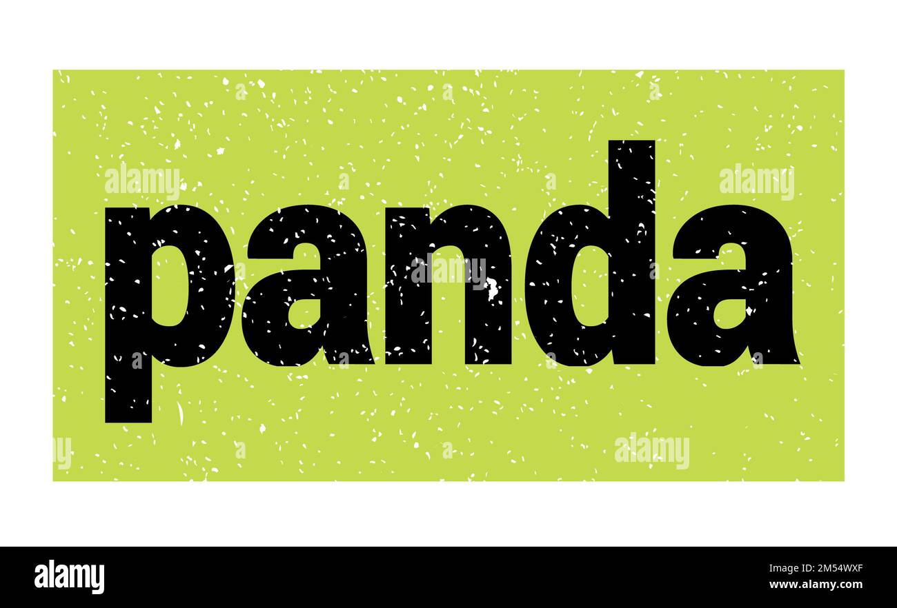 Panda sign Cut Out Stock Images & Pictures - Alamy