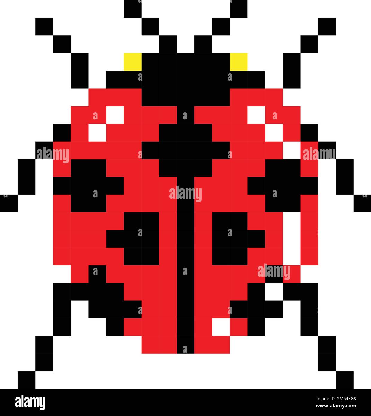 Ladybug pixel hi-res stock photography and images - Alamy