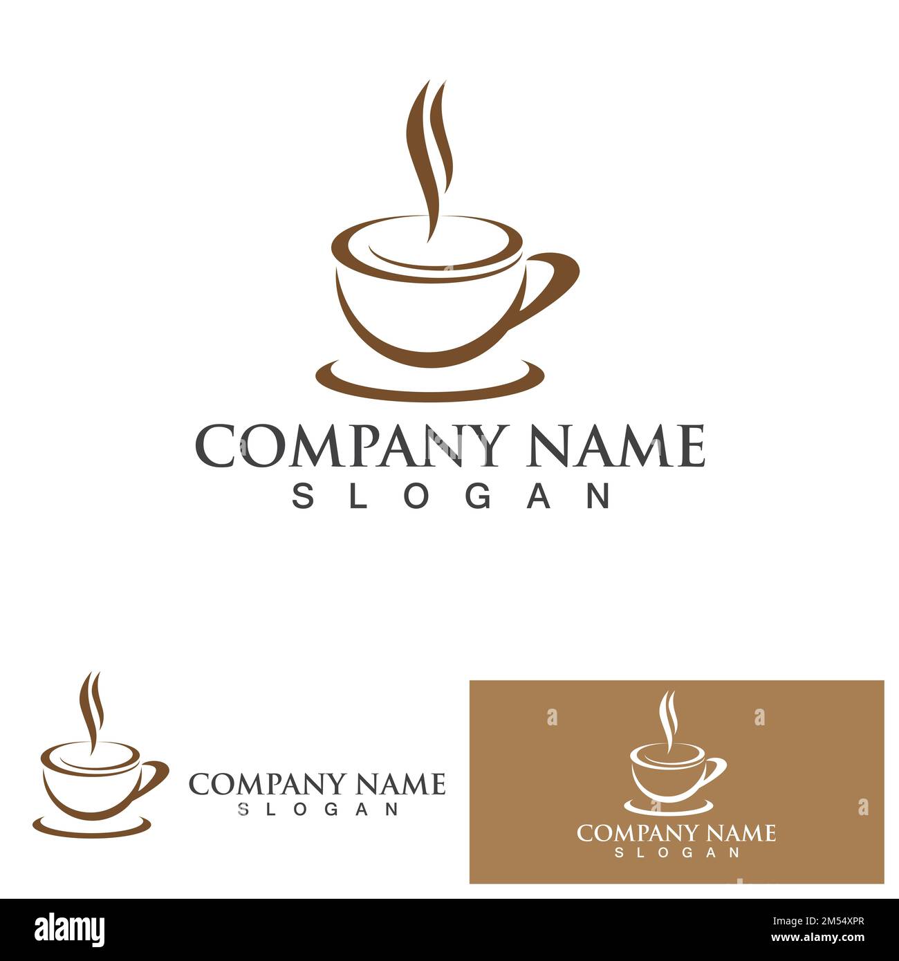 Coffee cup Logo Template vector icon design Stock Vector Image & Art ...