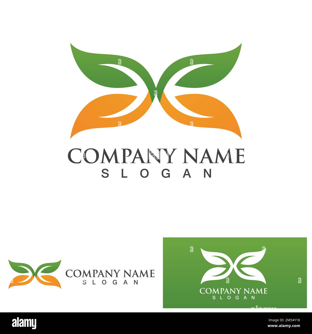 green leaf ecology nature element vector logo Stock Vector Image & Art ...