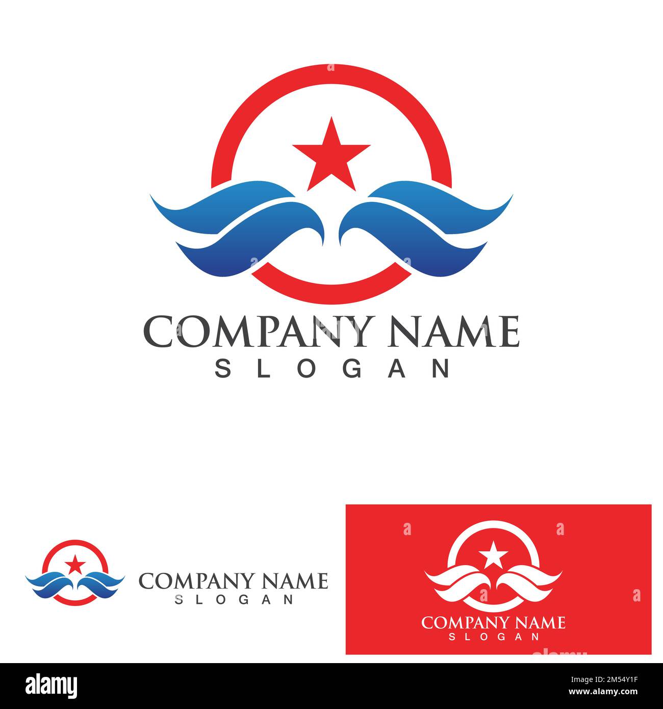 Wing falcon bird Logo Template vector Stock Vector Image & Art - Alamy