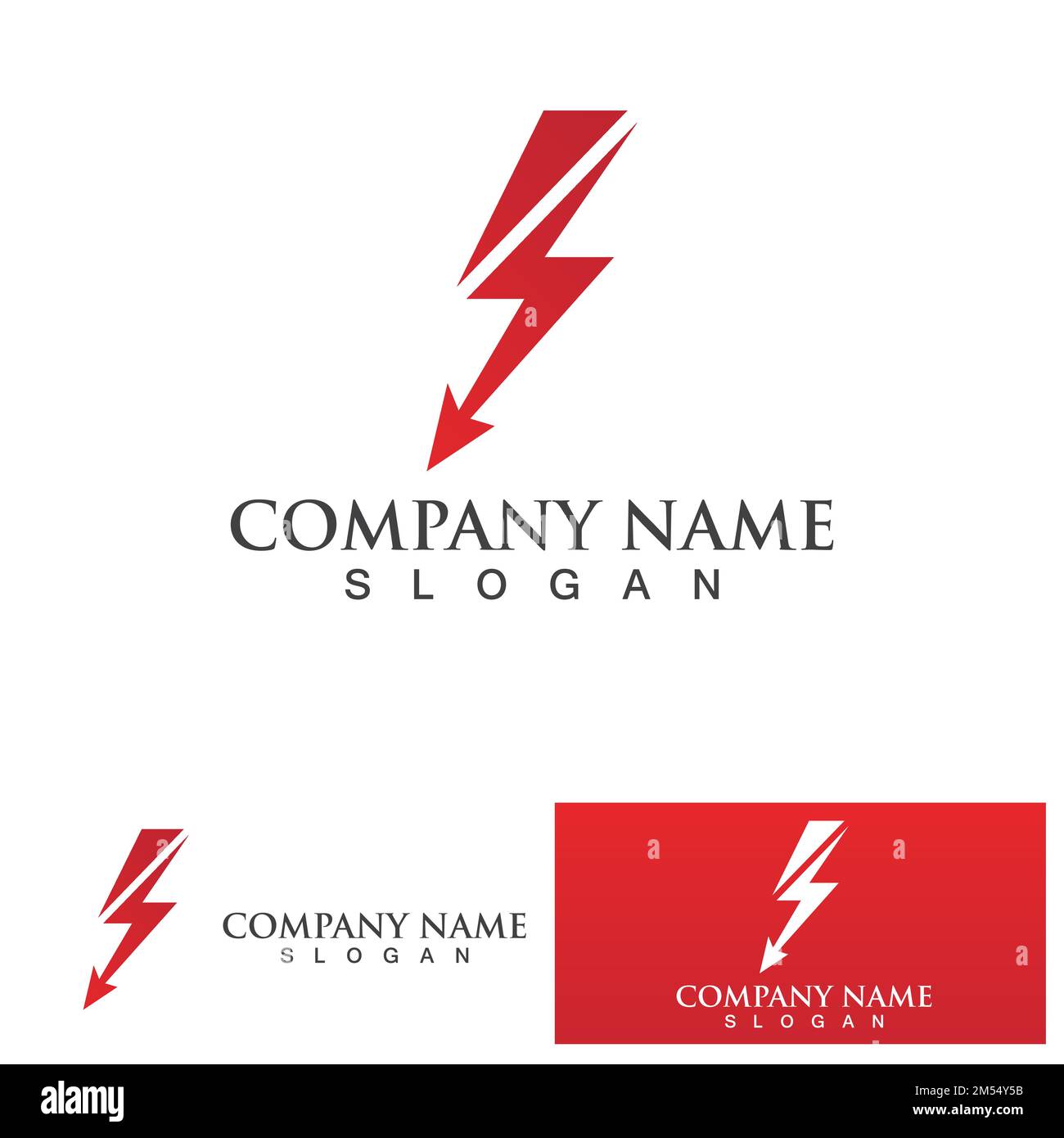 Thunderbolt logo and symbol vector Stock Vector Image & Art - Alamy