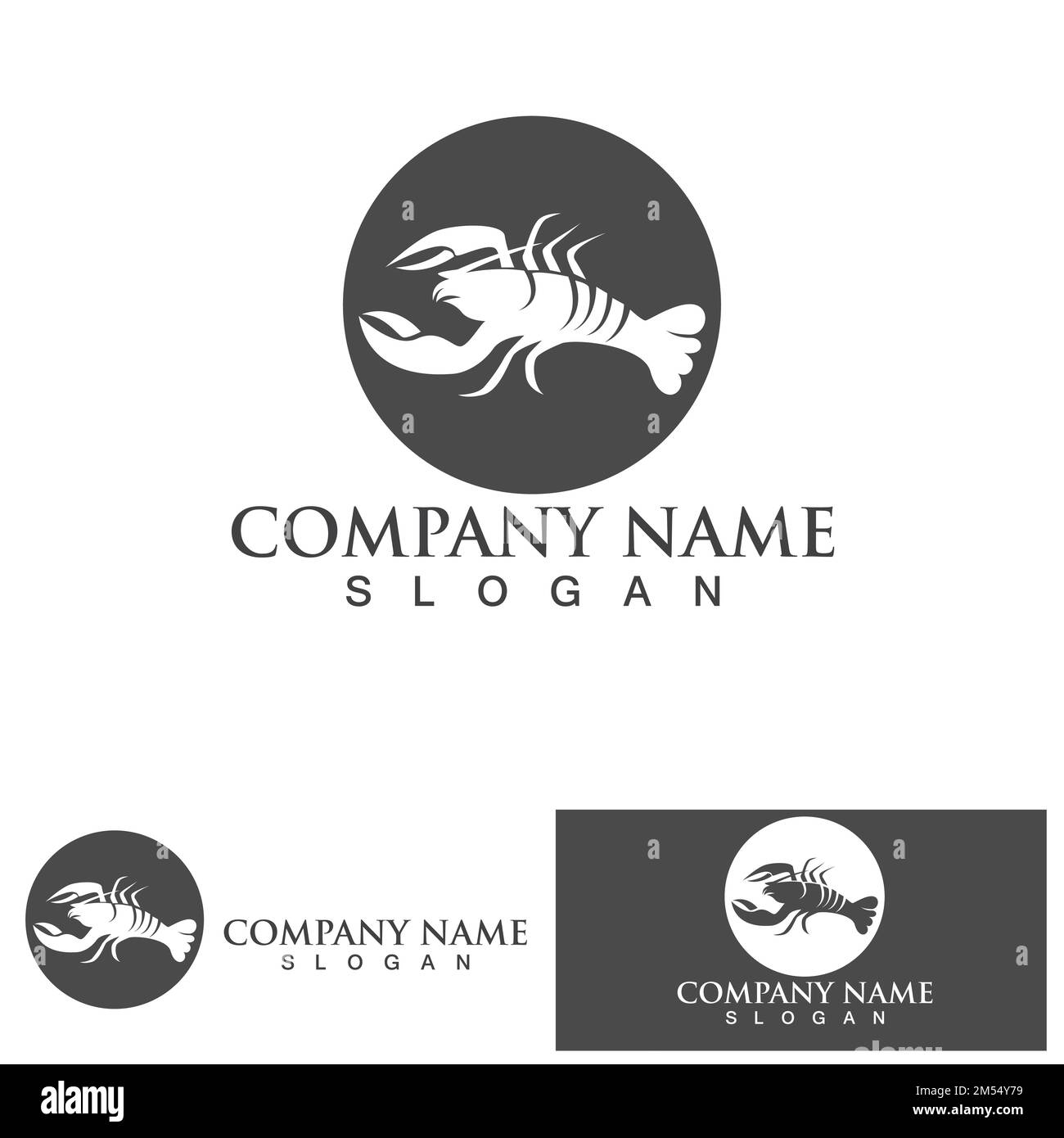 lobster logo and symbol vector Stock Vector Image & Art - Alamy