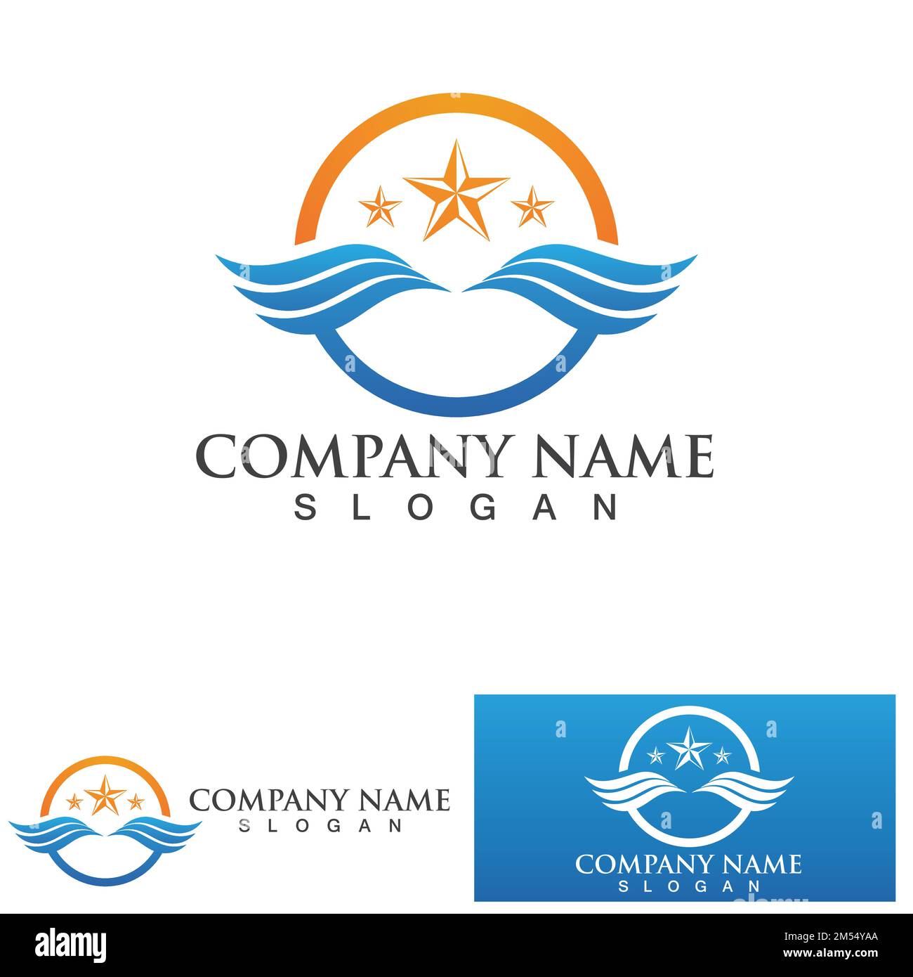 Wing falcon bird Logo Template vector Stock Vector Image & Art - Alamy