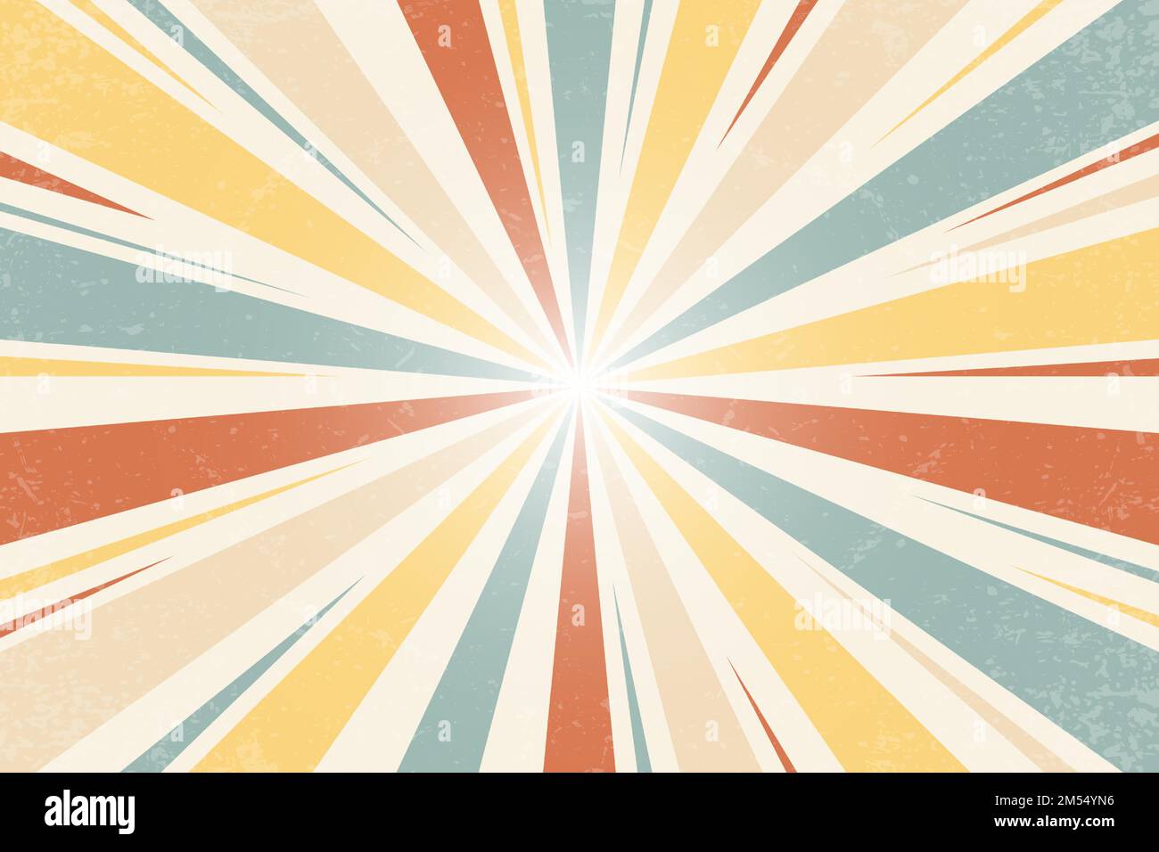 Retro sunburst background. Rays and stripes from center. Vector ...