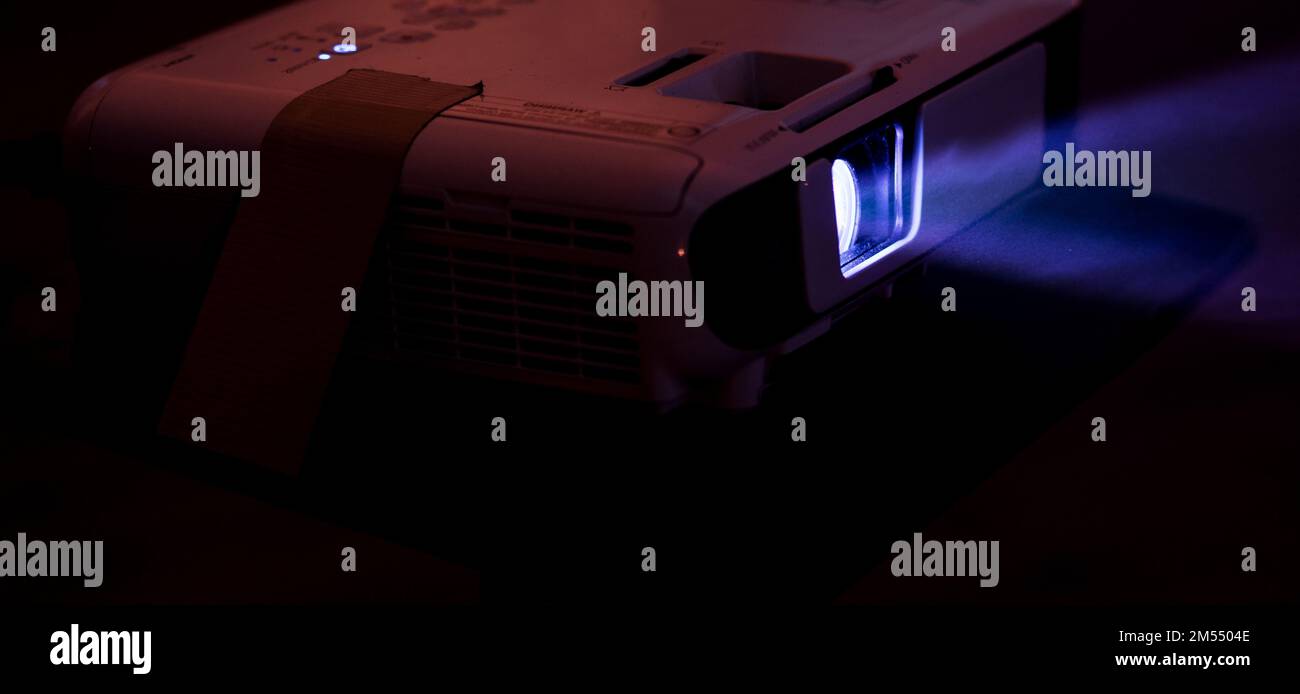 Modern digital cinema projector hi-res stock photography and images - Alamy