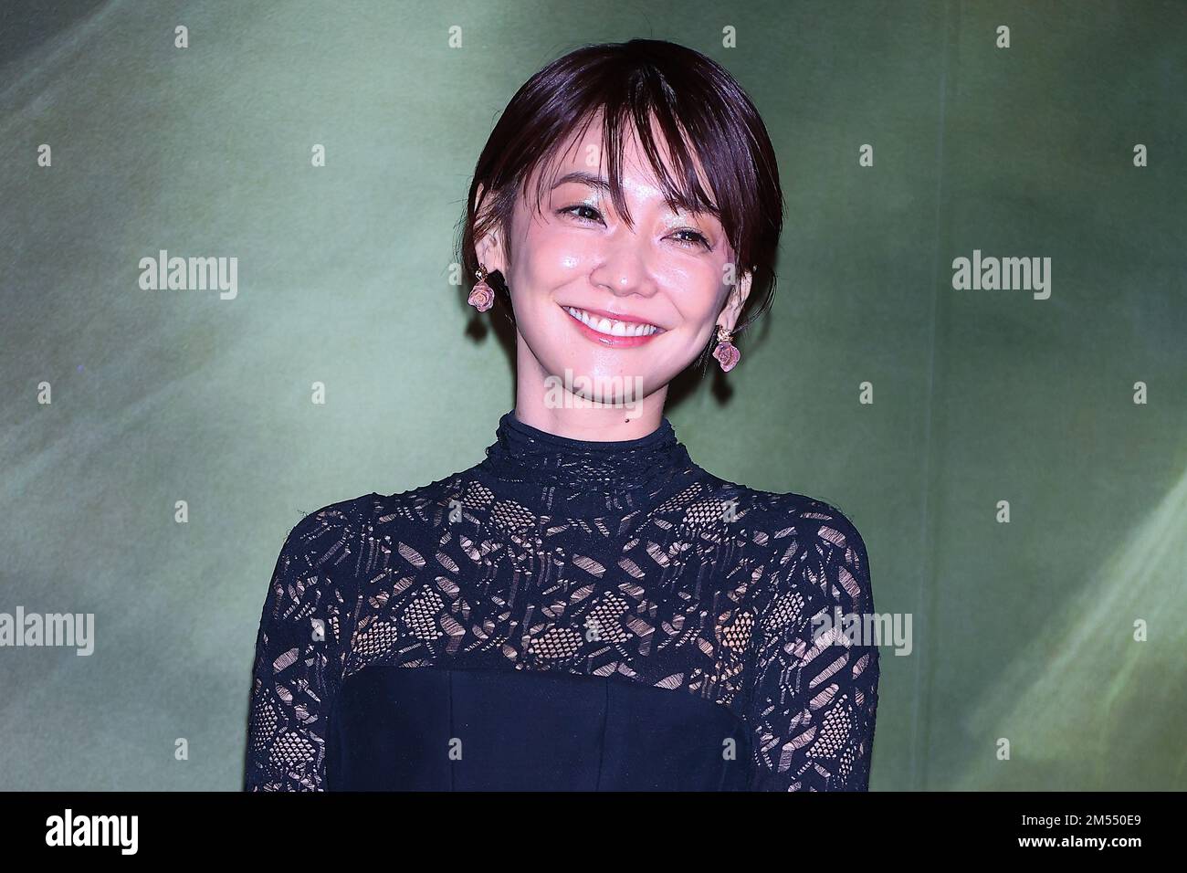 Kana Kurashina attends the red carpet ceremony for the Christian Dior ...