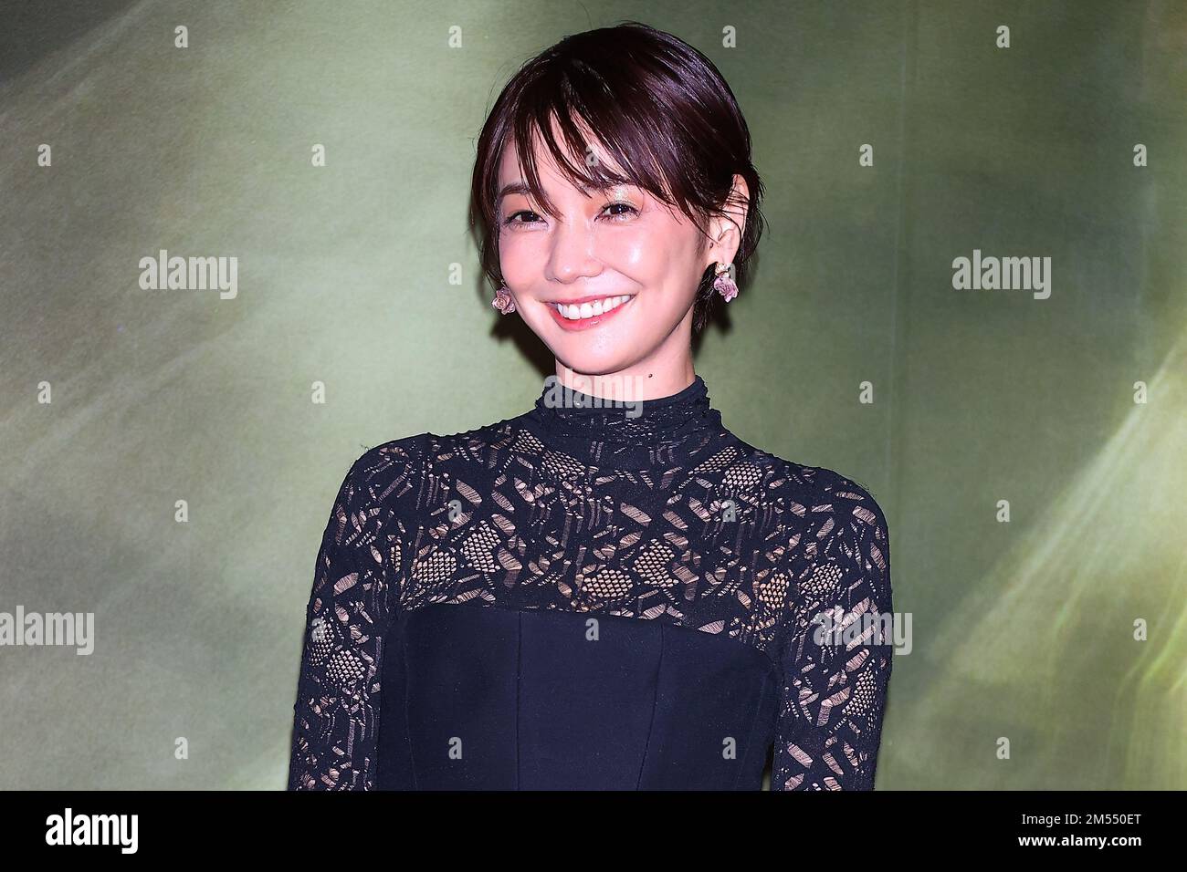 Kana Kurashina attends the red carpet ceremony for the Christian Dior ...