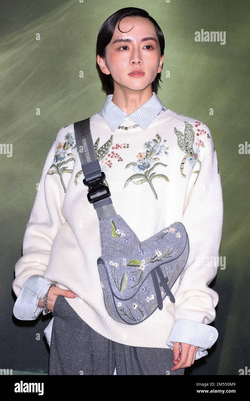 Rihito Itagaki attends the red carpet ceremony for the Christian Dior ...
