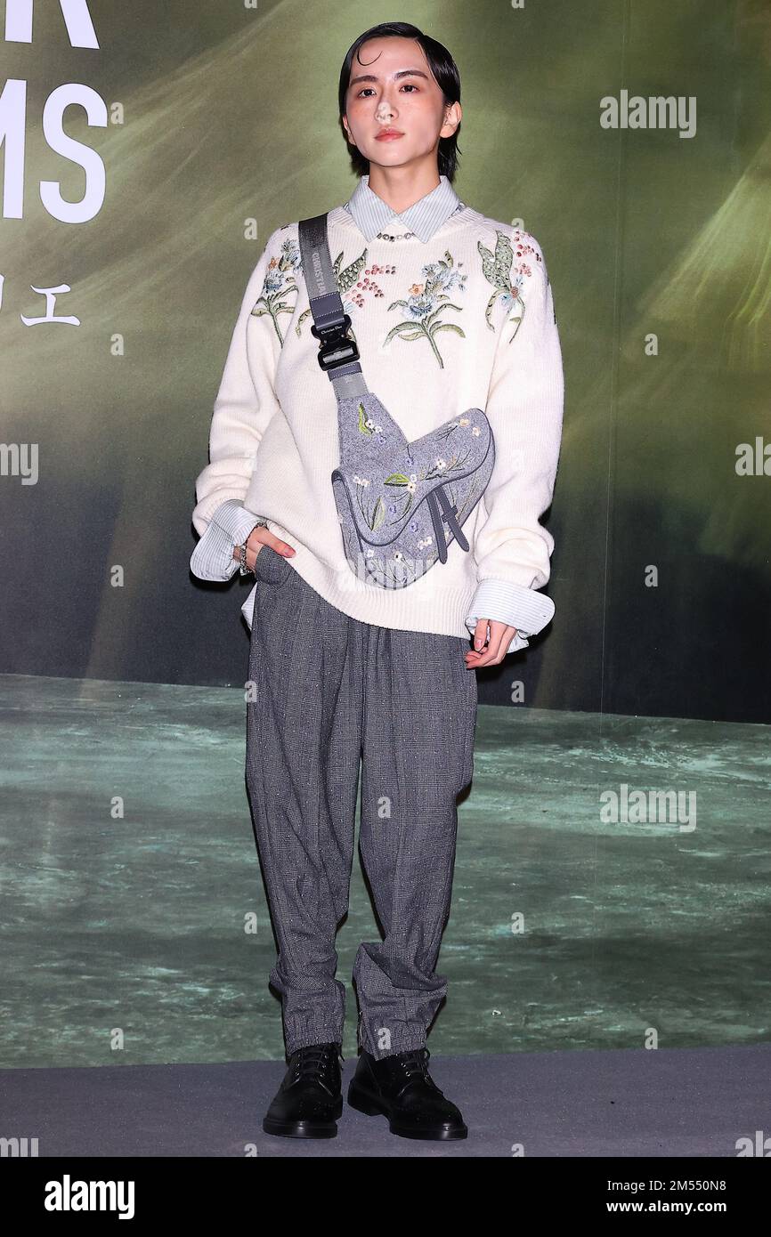 Rihito Itagaki attends the red carpet ceremony for the Christian Dior ...