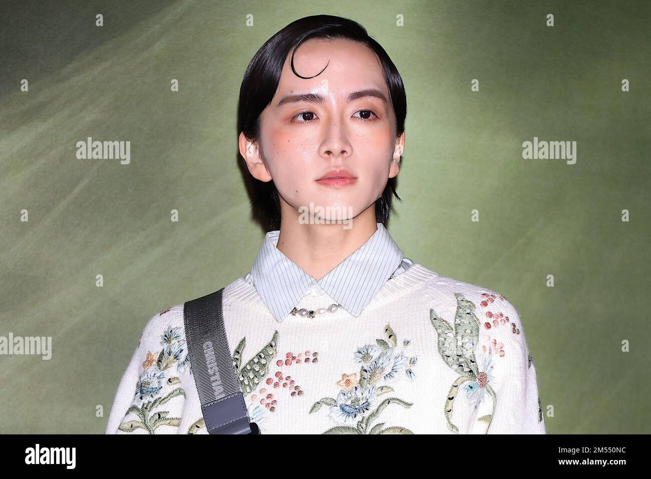 Rihito Itagaki attends the red carpet ceremony for the Christian Dior ...