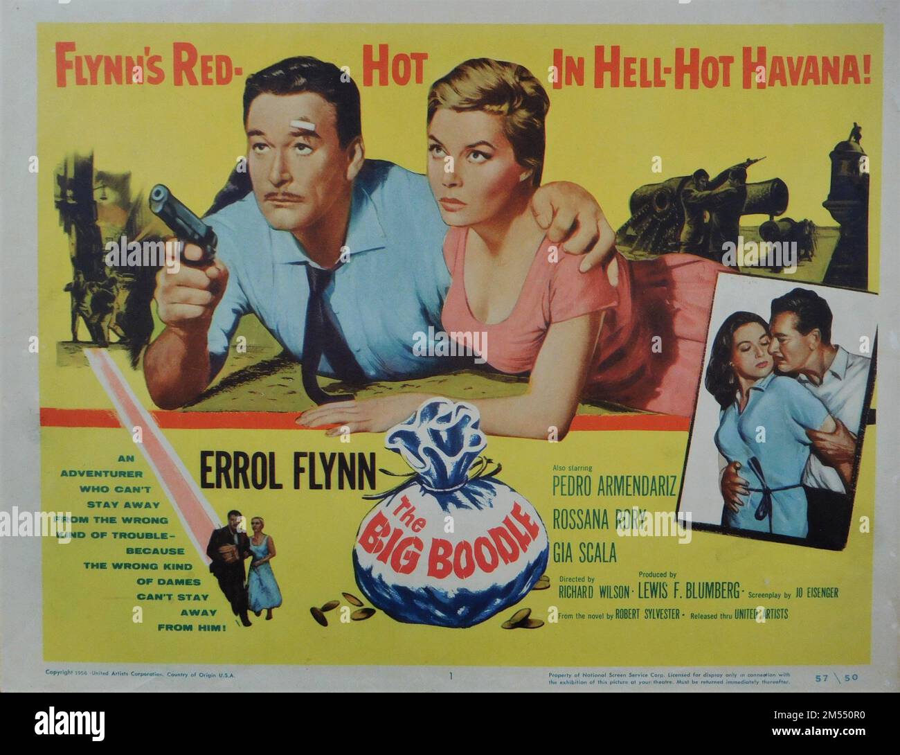 ERROL FLYNN PEDRO ARMENDARIZ ROSSANA RORY and GIA SCALA in THE BIG ...
