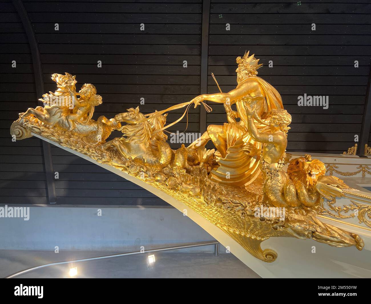 Royal barge at the Maritime Museum in Amsterdam Stock Photo - Alamy