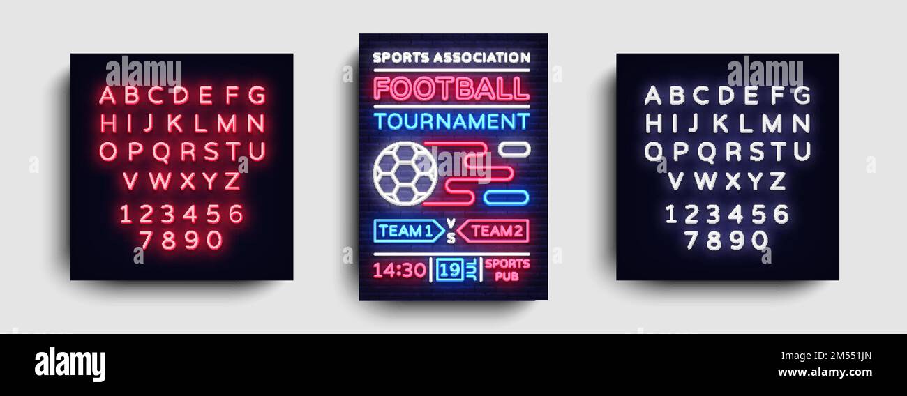 Soccer Tournament flyer vector. European Football Championship poster ...