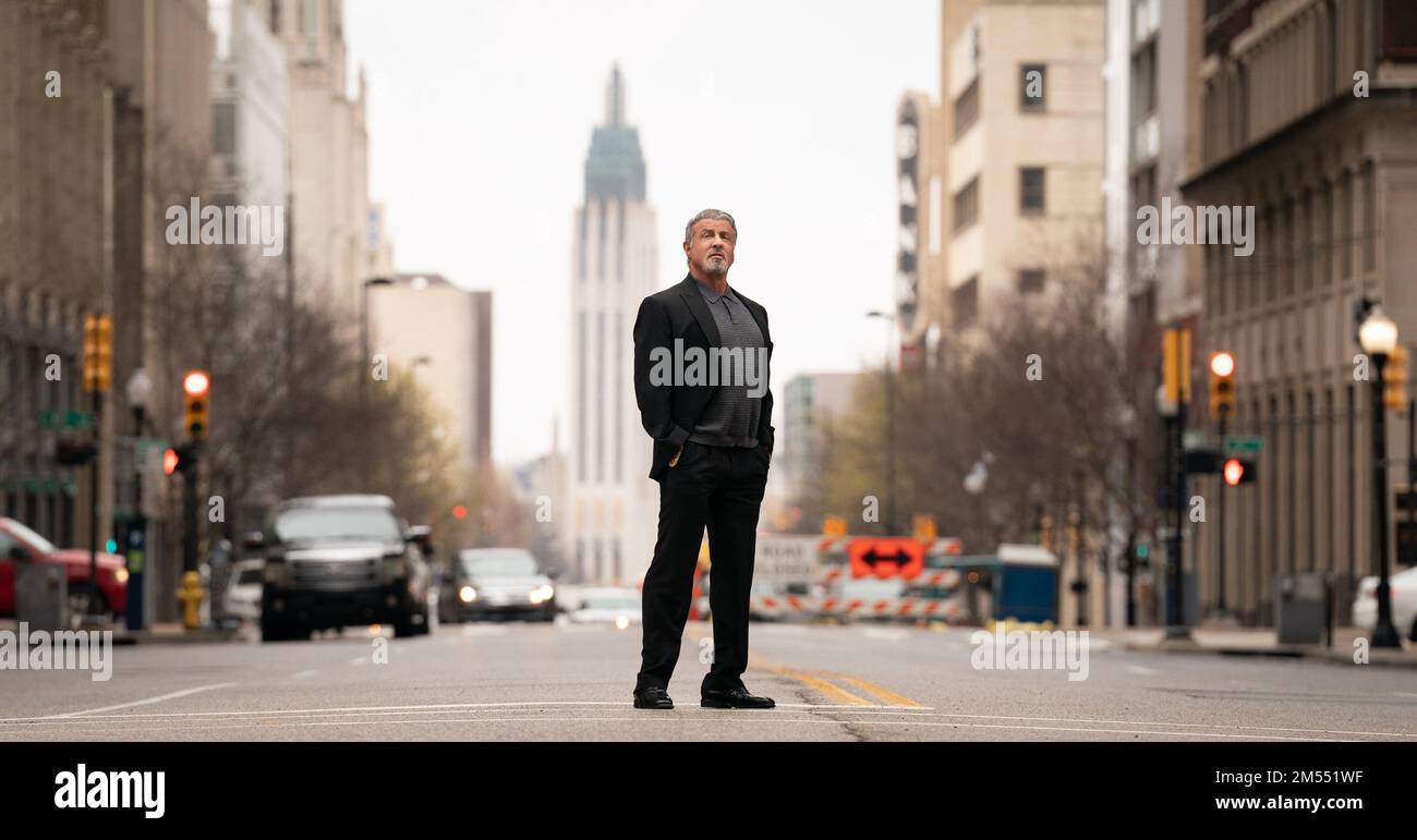 SYLVESTER STALLONE in TULSA KING (2022), directed by GUY FERLAND and ...