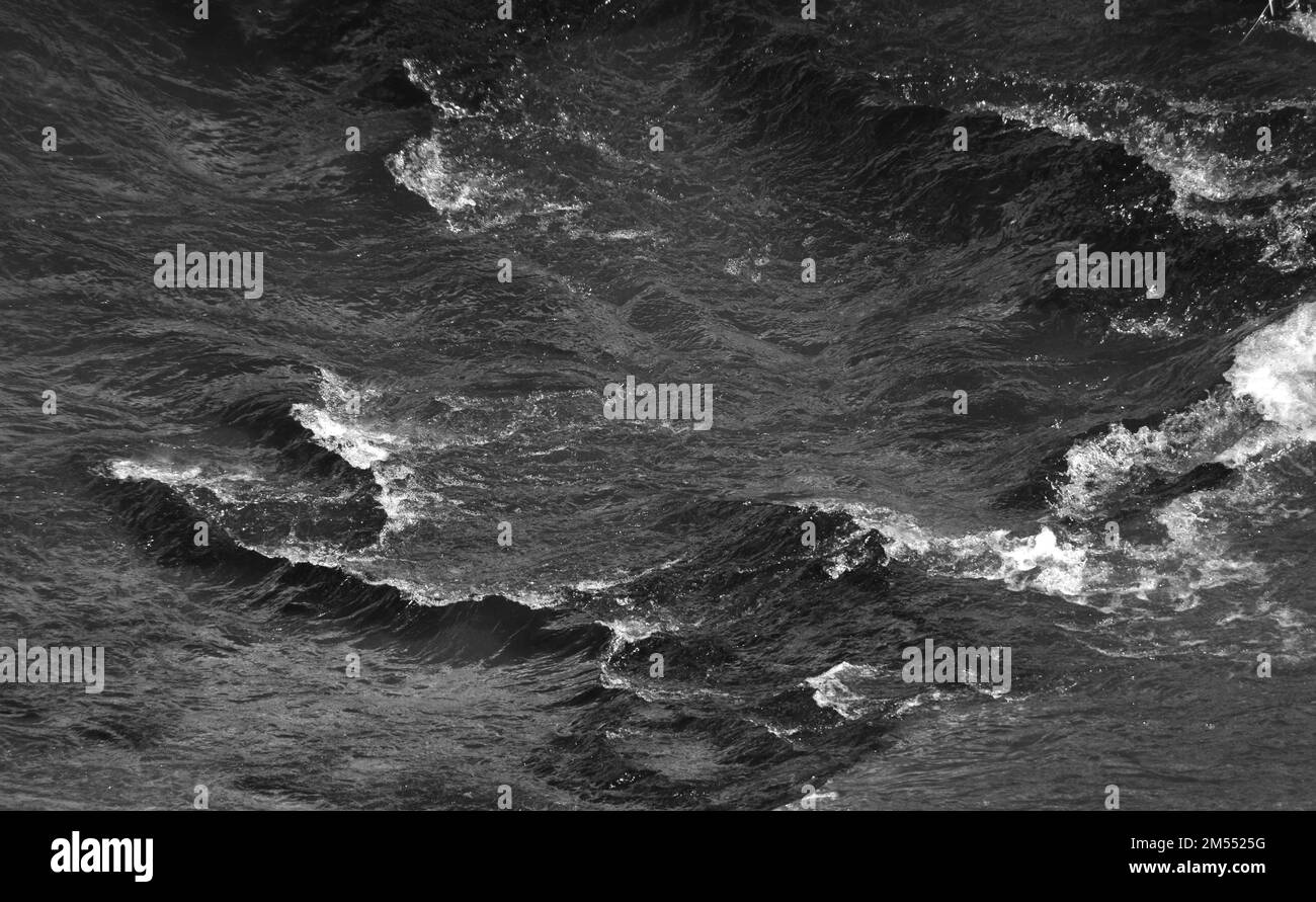 Atlantic ocean black white Black and White Stock Photos & Images - Alamy