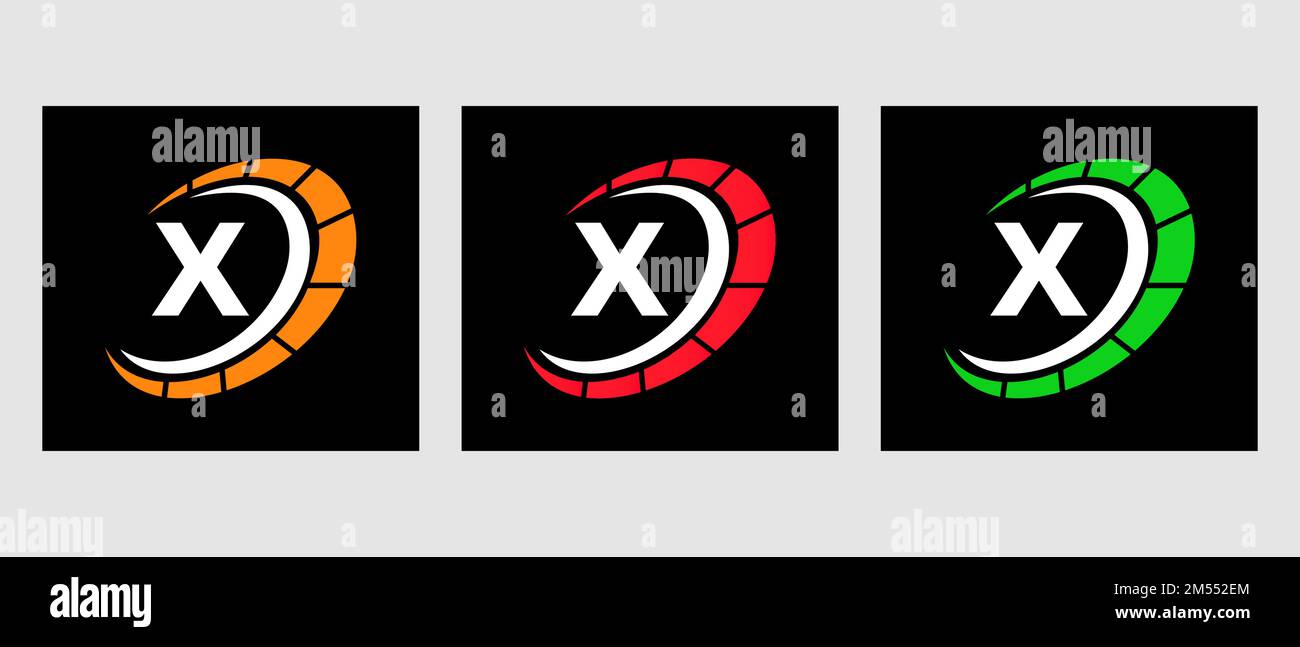 Letter X Car Automotive Logo For Cars Service, Cars Repair With ...
